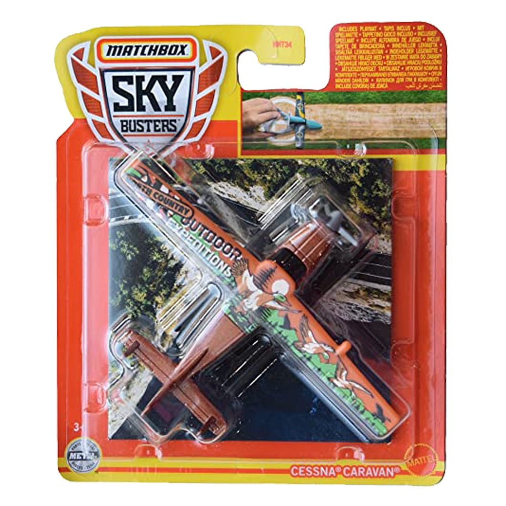 Matchbox Sky Busters Cessna Caravan Red Airplane, North Country Outdoor ...