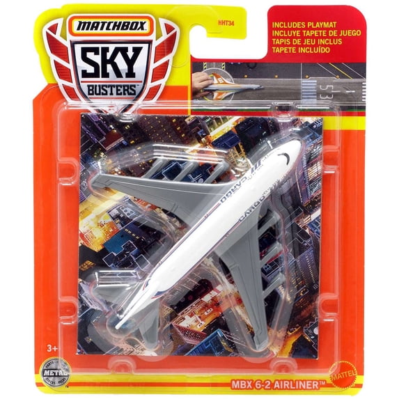 Matchbox Sky Busters MBX 6-2 Airliner Diecast Vehicle - Walmart.com