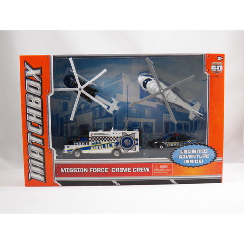 Matchbox Sky Busters Mission Force Crime Crew Set - Walmart.com