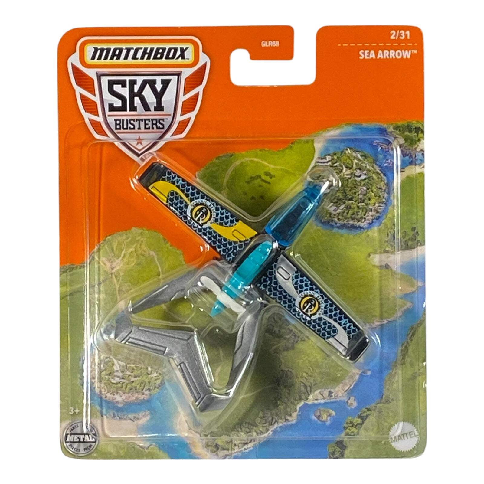 Matchbox Sky Busters Sea Arrow, Silver and Blue - Walmart.com