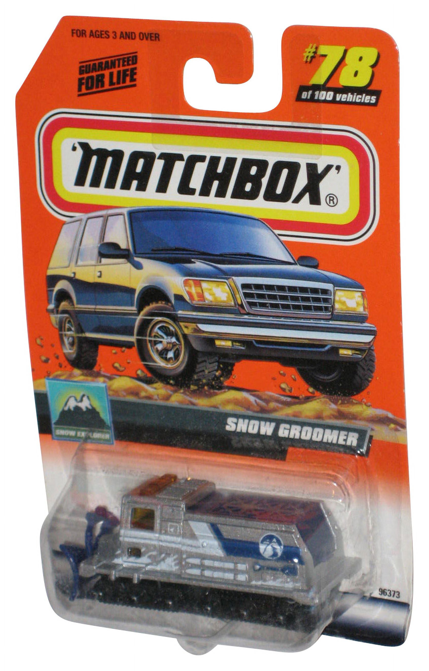 Matchbox Snow Explorer (1999) Silver Snow Groomer Toy #78/100 - (Small ...