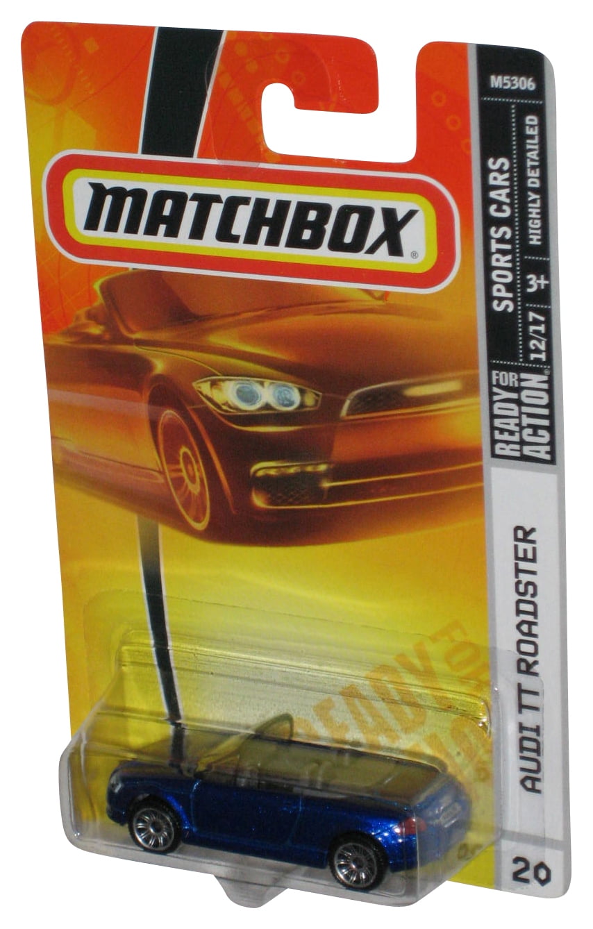 Matchbox Sports Cars 12/17 (2007) Blue Audi TT Roadster Car #20 ...