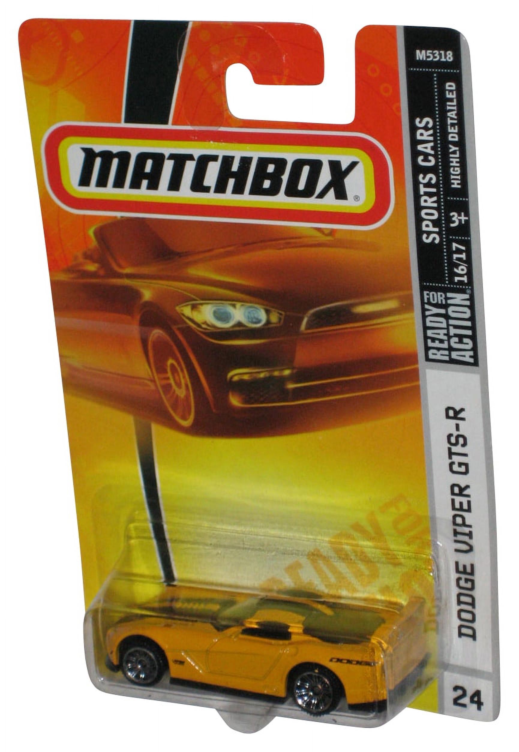 Matchbox Sports Cars 16/17 (2007) Yellow Dodge Viper GTS-R Car #24 ...