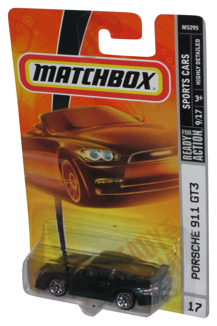 Matchbox Sports Cars (2007) Green Porsche 911 GT3 Toy Car #17 - Walmart.com