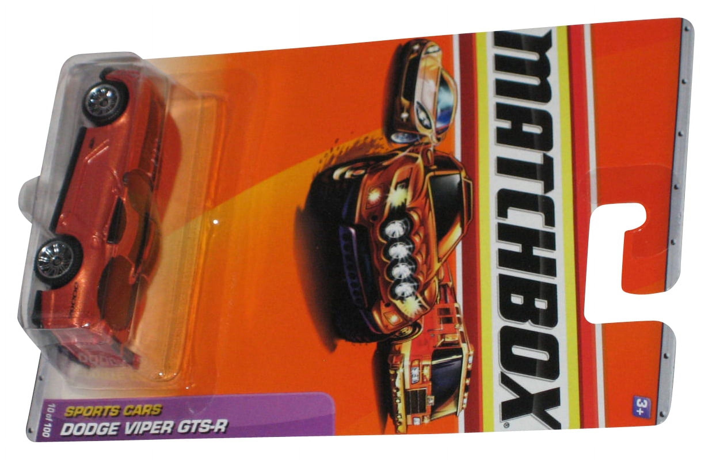 Matchbox Sports Cars (2009) Burnt Orange Dodge Viper GTS-R Toy Car 10/ ...