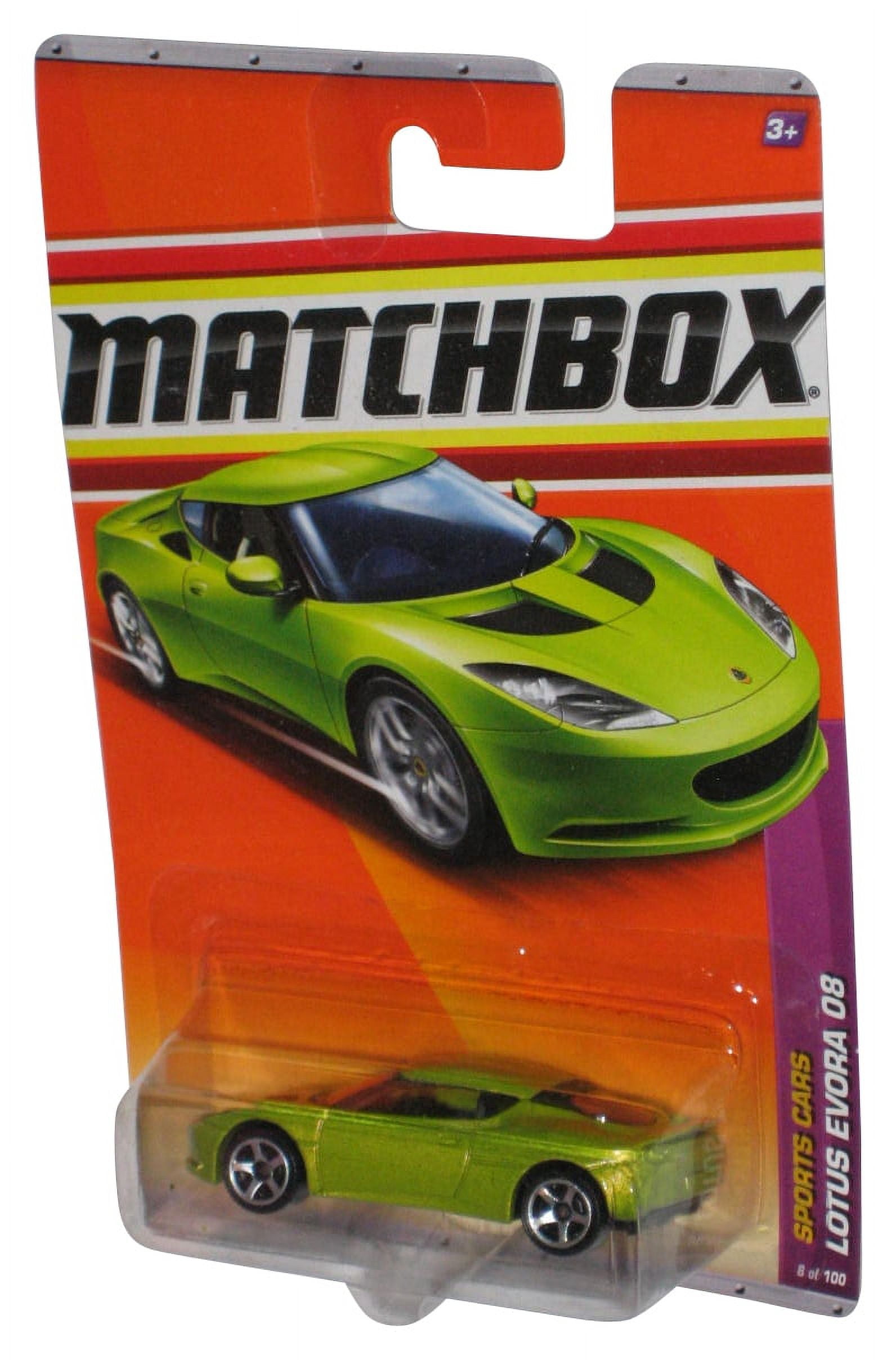 Matchbox Sports Cars (2010) Green Lotus Evora 08 Toy Car 8/100 ...