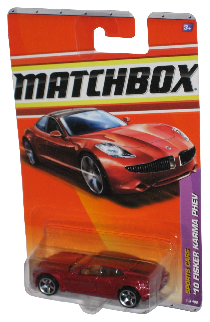 Matchbox Sports Cars (2010) Red '10 Fisker Karma Phev Car 1/100 ...