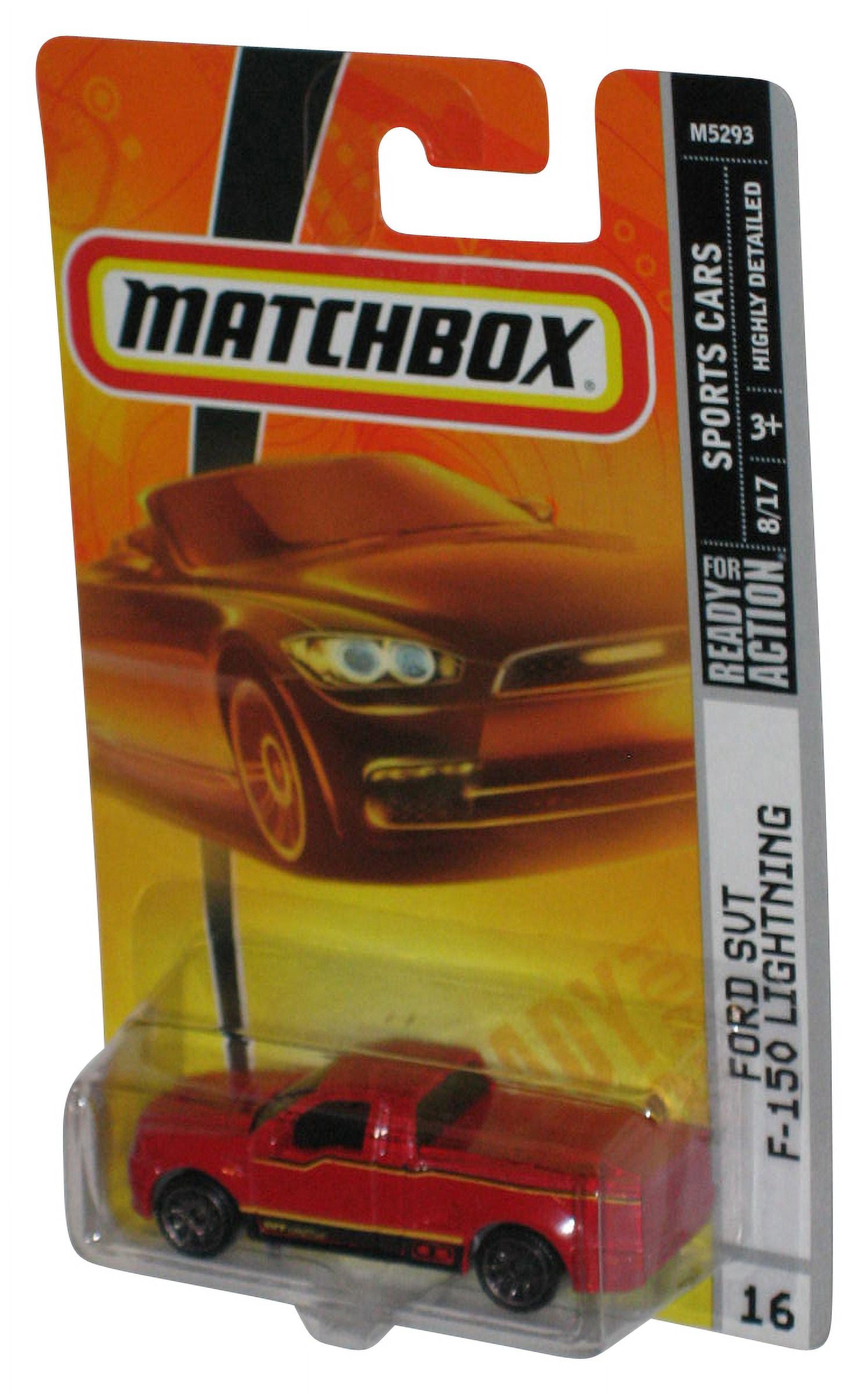Matchbox Sports Cars 8/17 (2007) Ford SVT F-150 Lightning Red Toy Truck ...