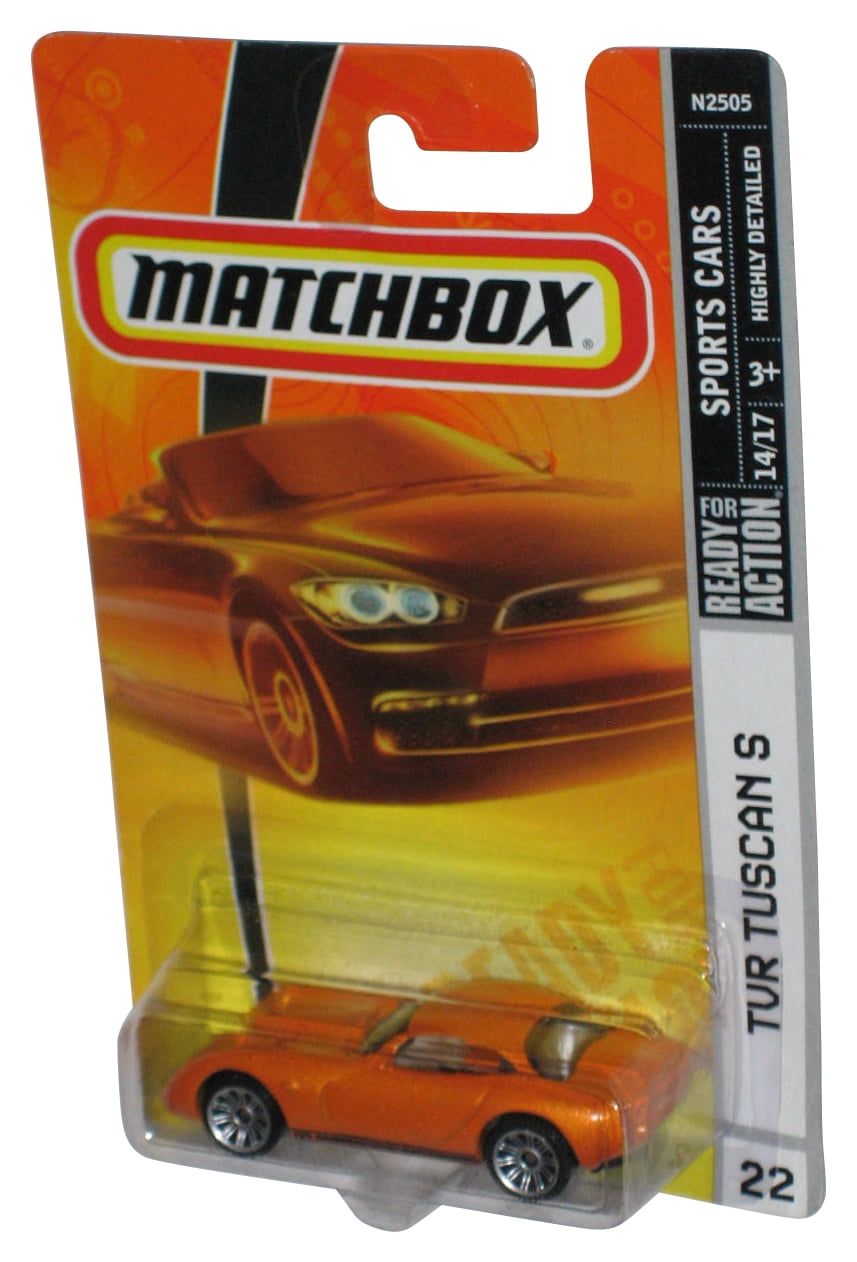 Matchbox Sports Cars TVR Tuscan S (2007) Mattel Gold Toy Car #22 ...
