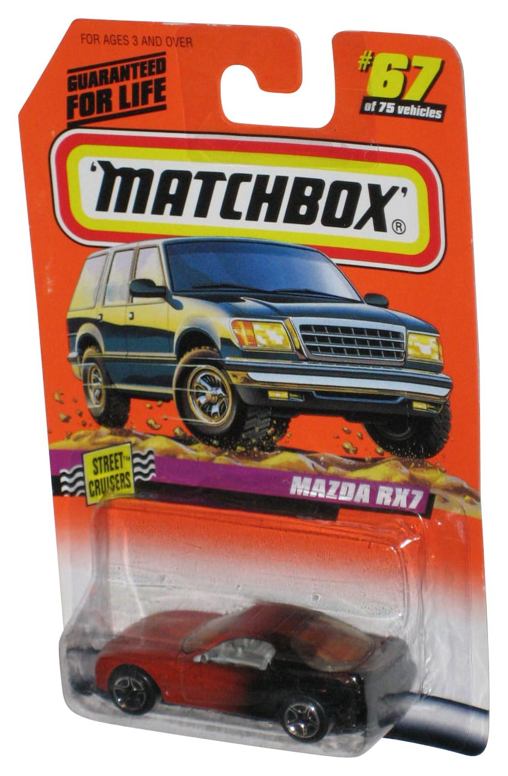 Matchbox Street Cruisers (1997) Red & Black Mazda RX7 Car 67/75 ...