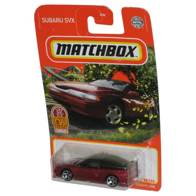 Matchbox Subaru SVX Ryu Asada (2021) Red Die-Cast Toy Car 88/100 ...