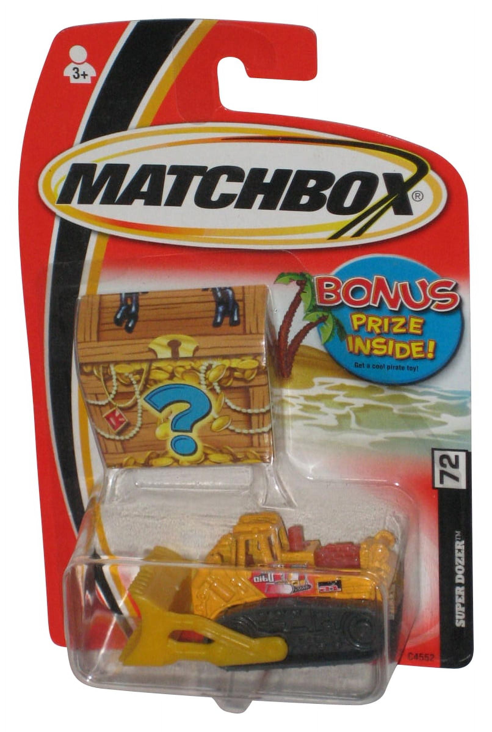 Matchbox Super Dozer (2004) Yellow Toy Vehicle #72 - (Bonus Treasure ...