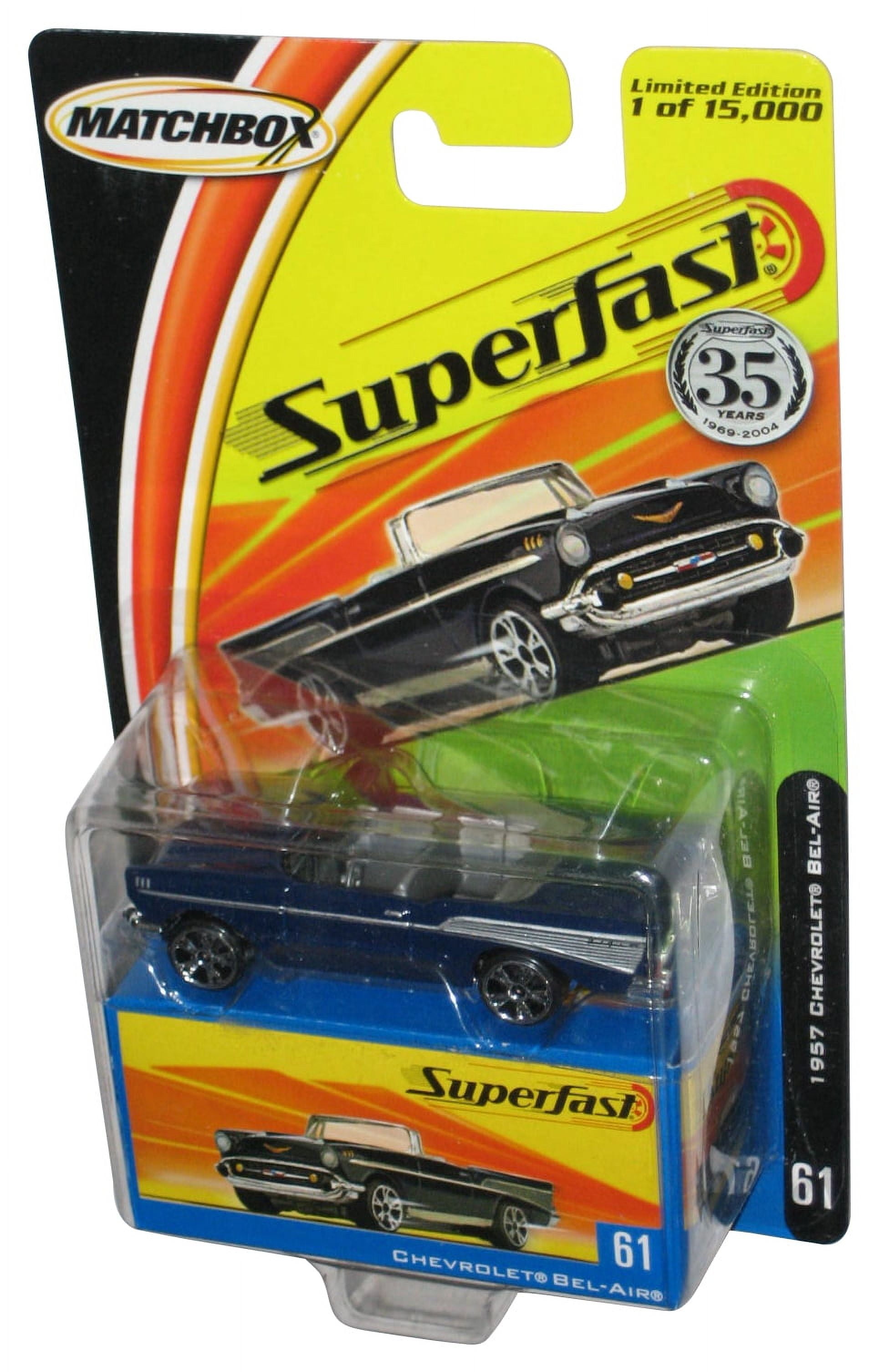 Matchbox Superfast (2004) Blue Chevrolet Bel-Air Toy Car #61 - Walmart.com