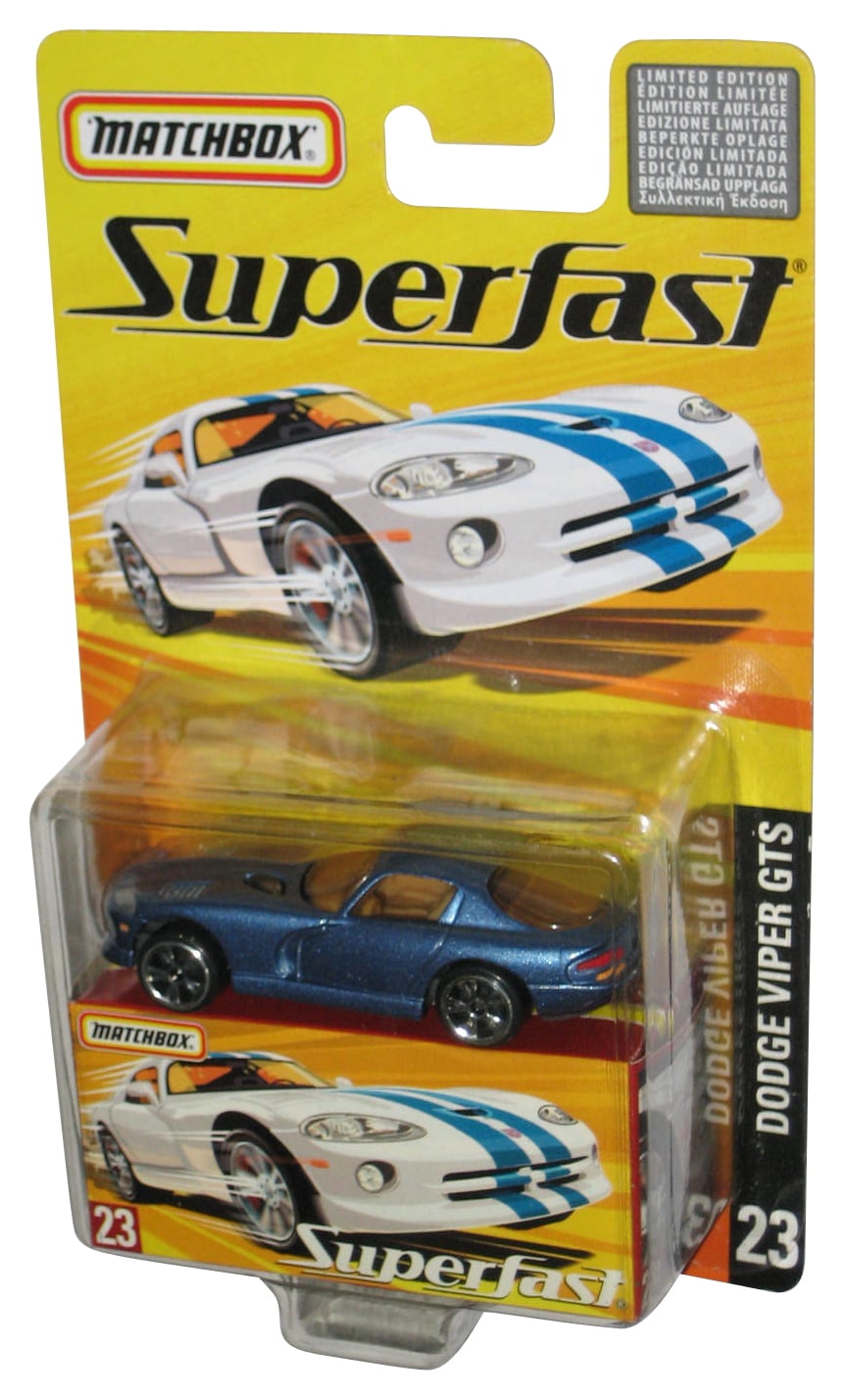 Matchbox Superfast (2004) Blue Dodge Viper GTS Toy Car #23 - Walmart.com