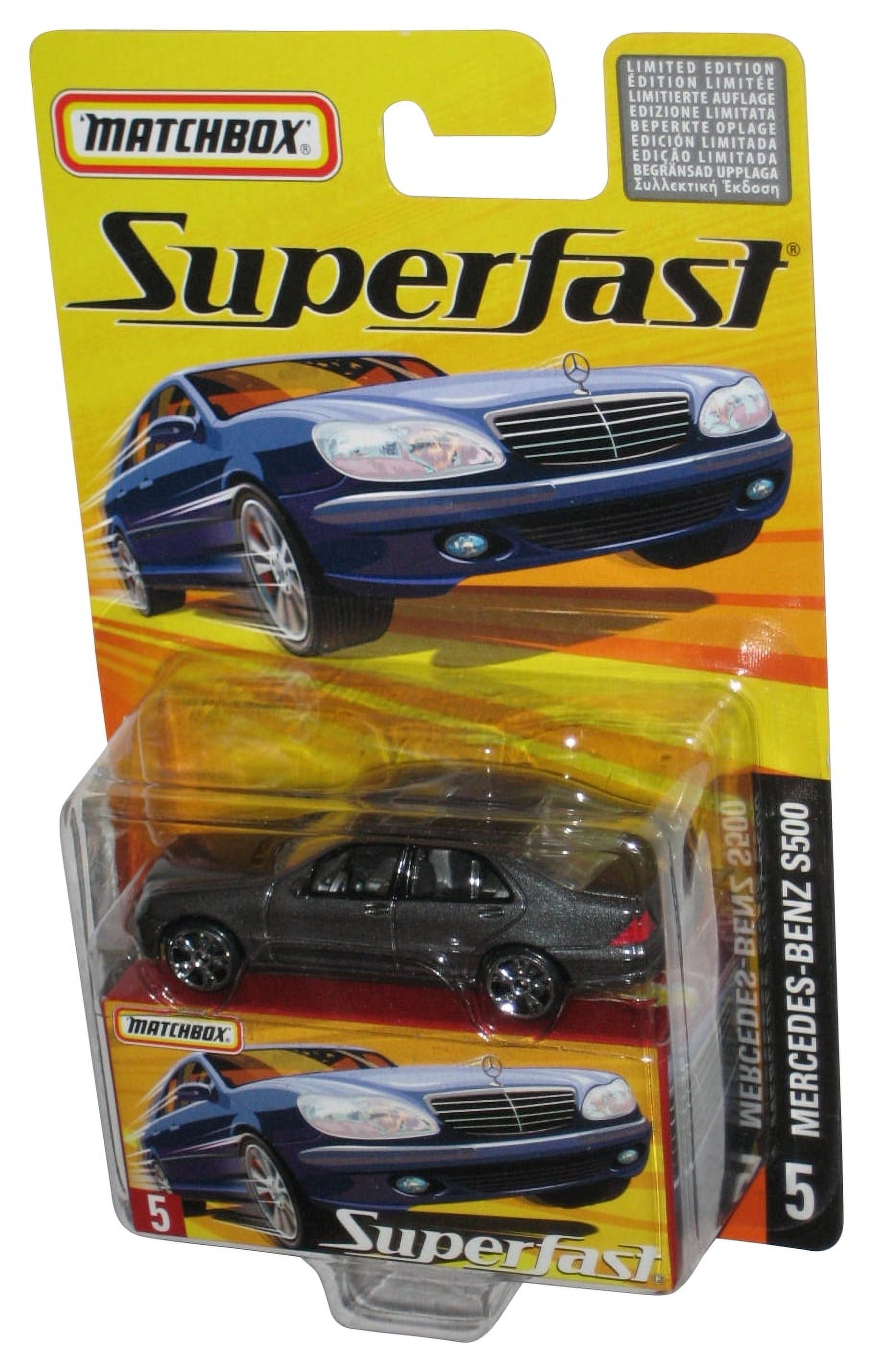 Matchbox Superfast (2004) Mattel Charcoal Gray Mercedes-Benz S500 Toy ...