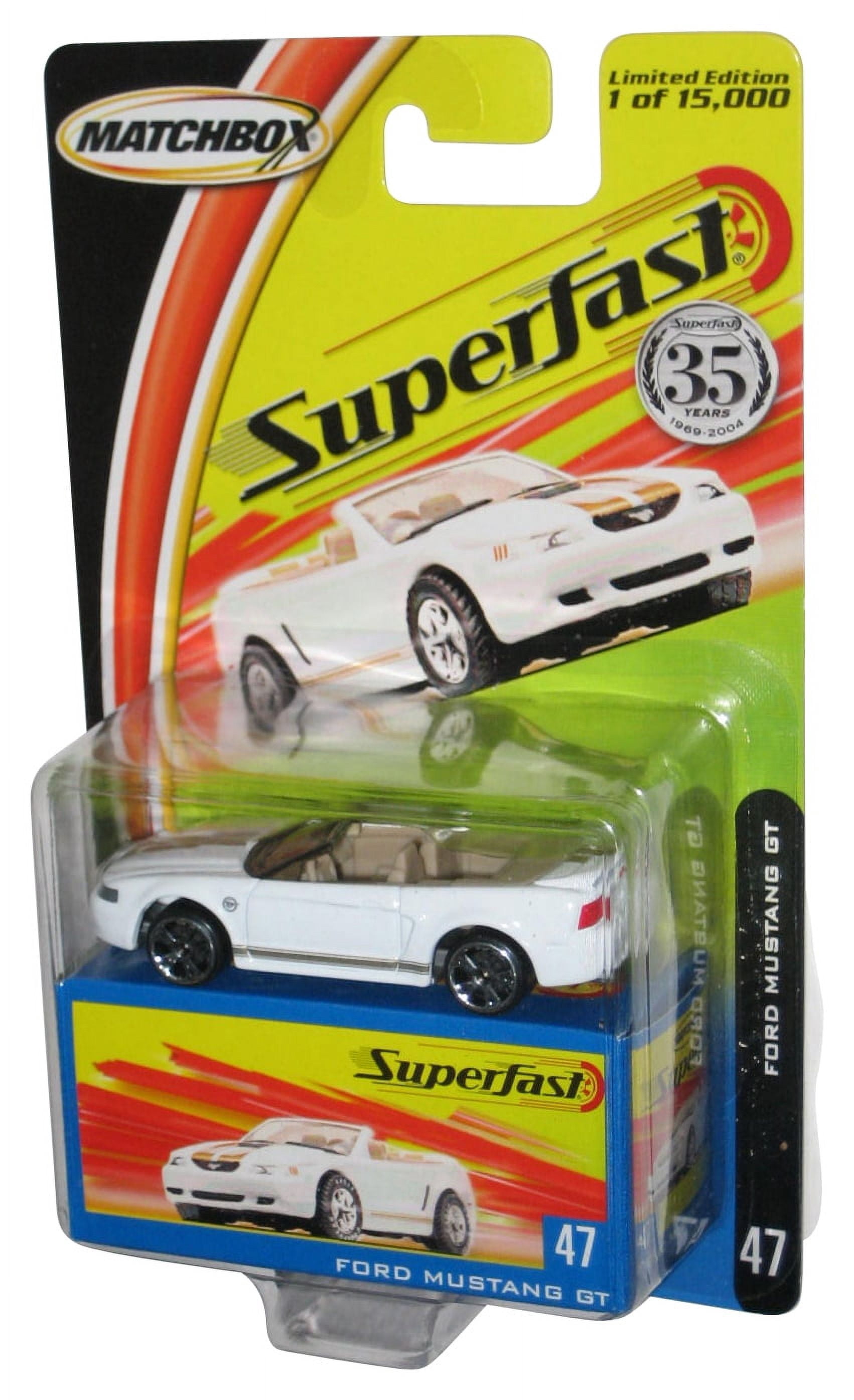 Matchbox Superfast (2004) Mattel White Ford Mustang GT Toy Car #47 ...