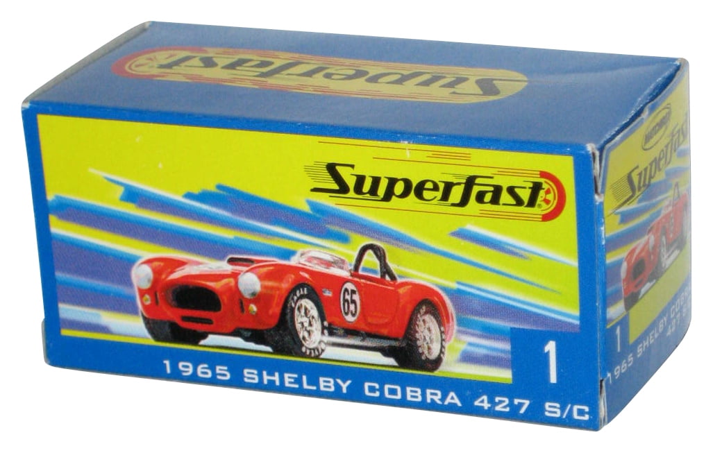 Matchbox Superfast (2004) Red 1965 Shelby Cobra 427 SC S/C Power Grab ...