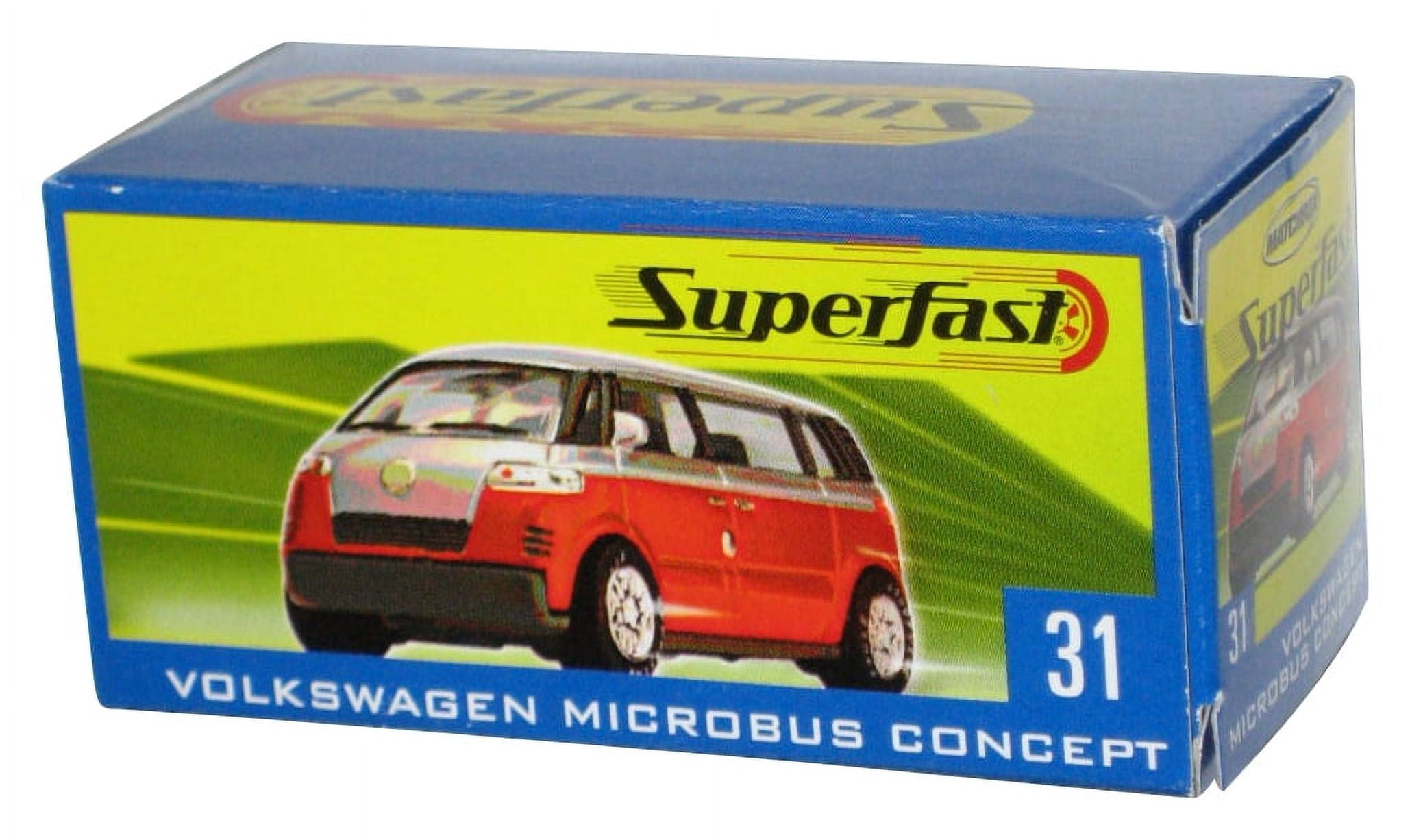 Matchbox Superfast (2004) Red Volkswagen Microbus Concept Power Grab ...
