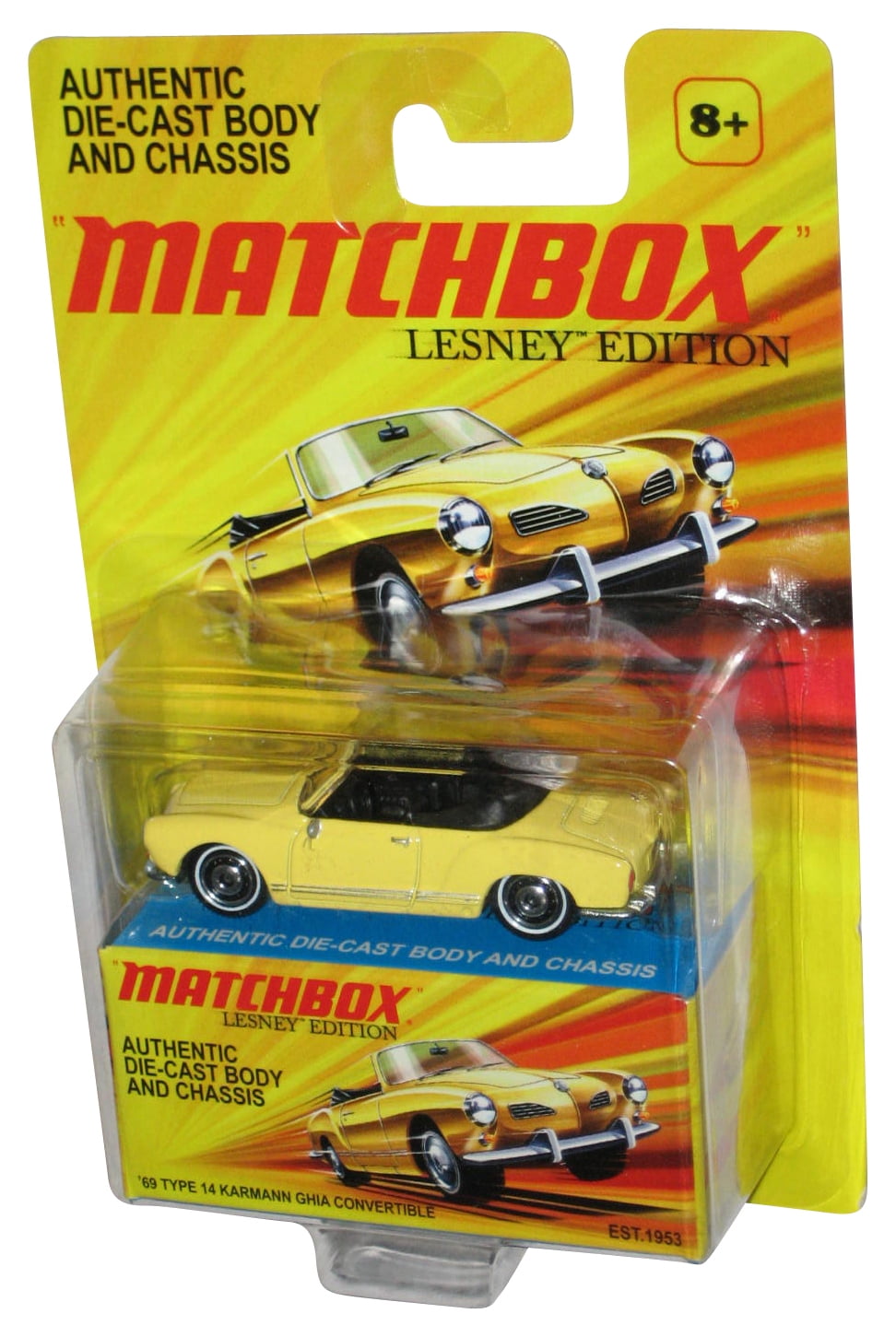 Matchbox Superfast (2009) Lesney Yellow '69 Type 14 karmann Ghia ...