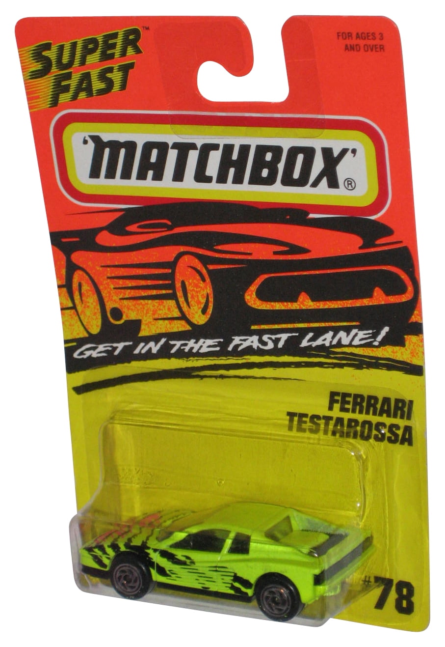 Matchbox Superfast Get In The Fast Lane (1995) Green Ferrari Testarossa ...