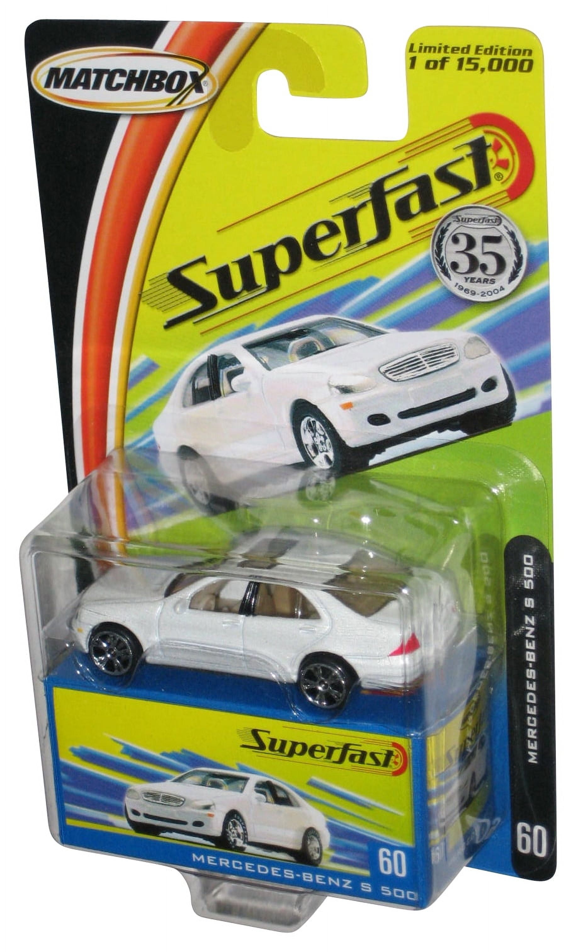 Matchbox Superfast Mercedes-Benz S 500 (2004) White Toy Car #60 ...
