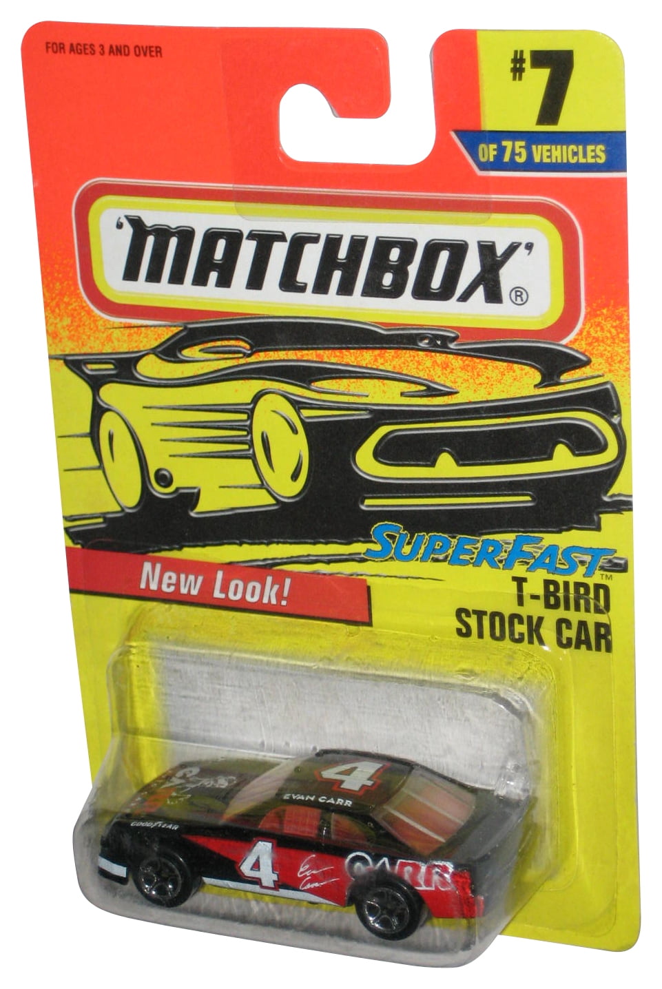 Matchbox Superfast New Look (1996) T-Bird Stock Car Toy #7/75 - Walmart.com