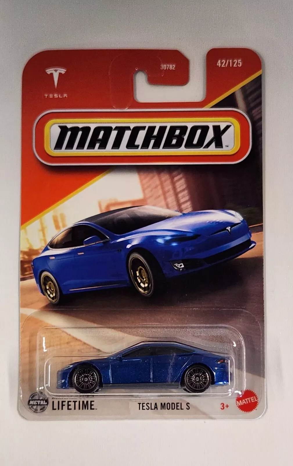 Matchbox Tesla Model S 42/125 Plaid Metallic Blue - Walmart.com