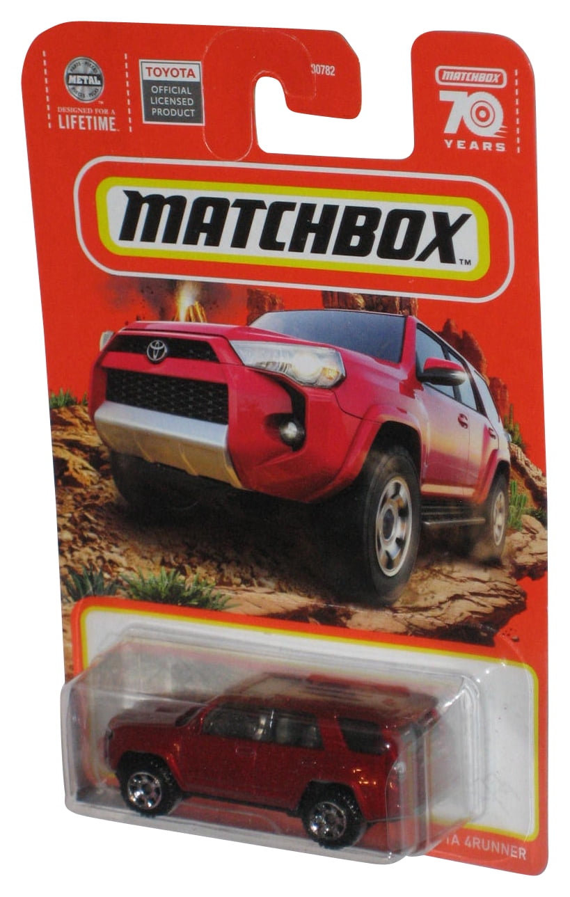 Matchbox Toyota 4Runner (2022) 70 Years Red Die-Cast Metal Toy Car ...