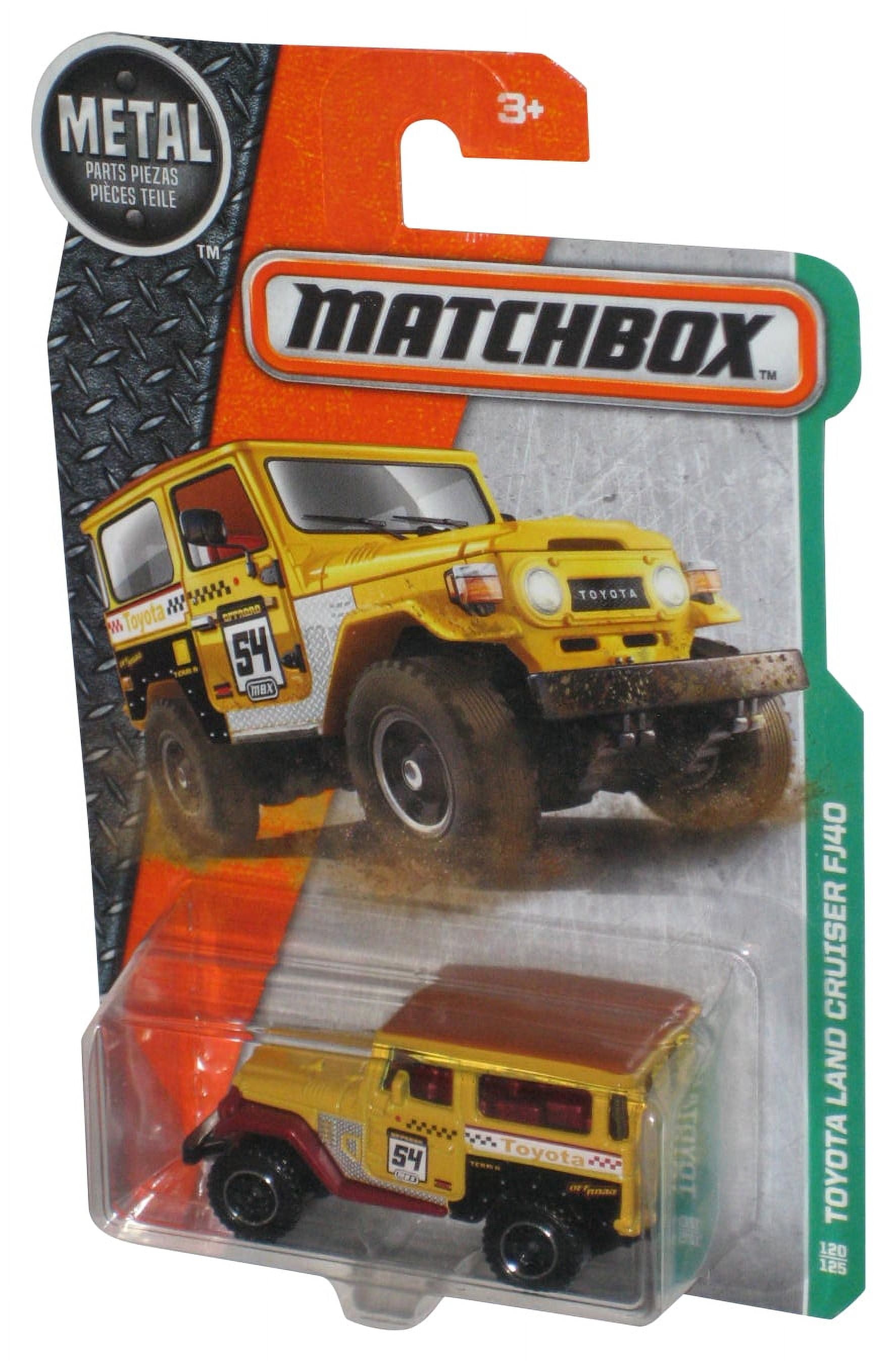 Matchbox Toyota Land Cruiser FJ40 (2016) Yellow Toy Jeep 120/125 ...