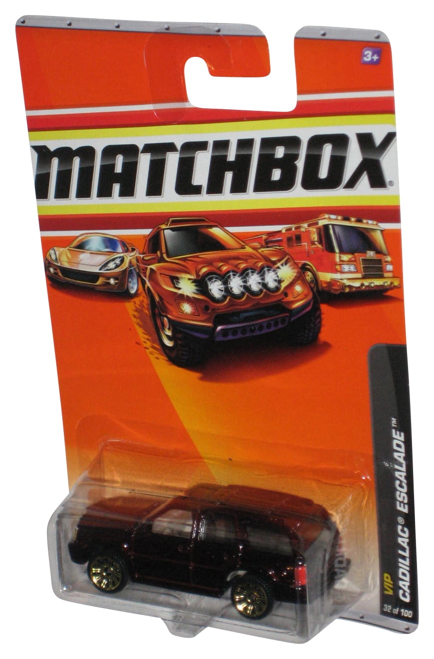 Matchbox VIP (2009) Mattel Burgundy Cadillac Escalade Toy Car 32/100 ...