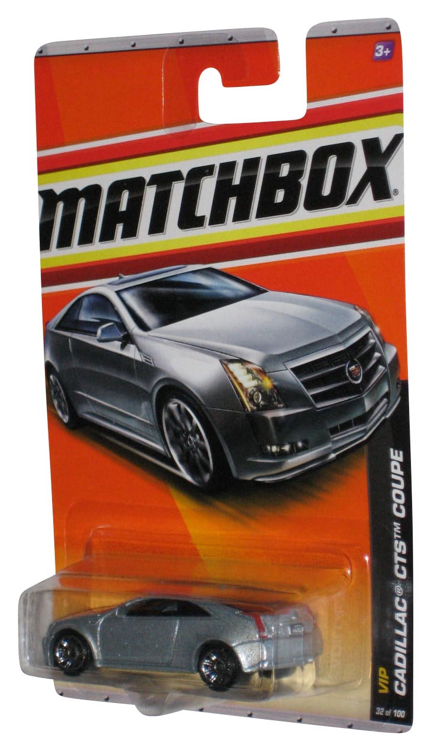 Matchbox VIP (2010) Silver Cadillac CTS Coupe Toy Car 32/100 - Walmart.com