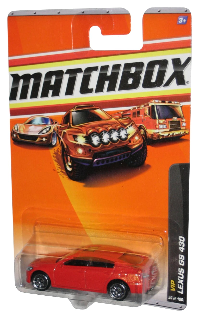 Matchbox VIP Lexus GS 430 (2009) Red Toy Car 34/100 - Walmart.com