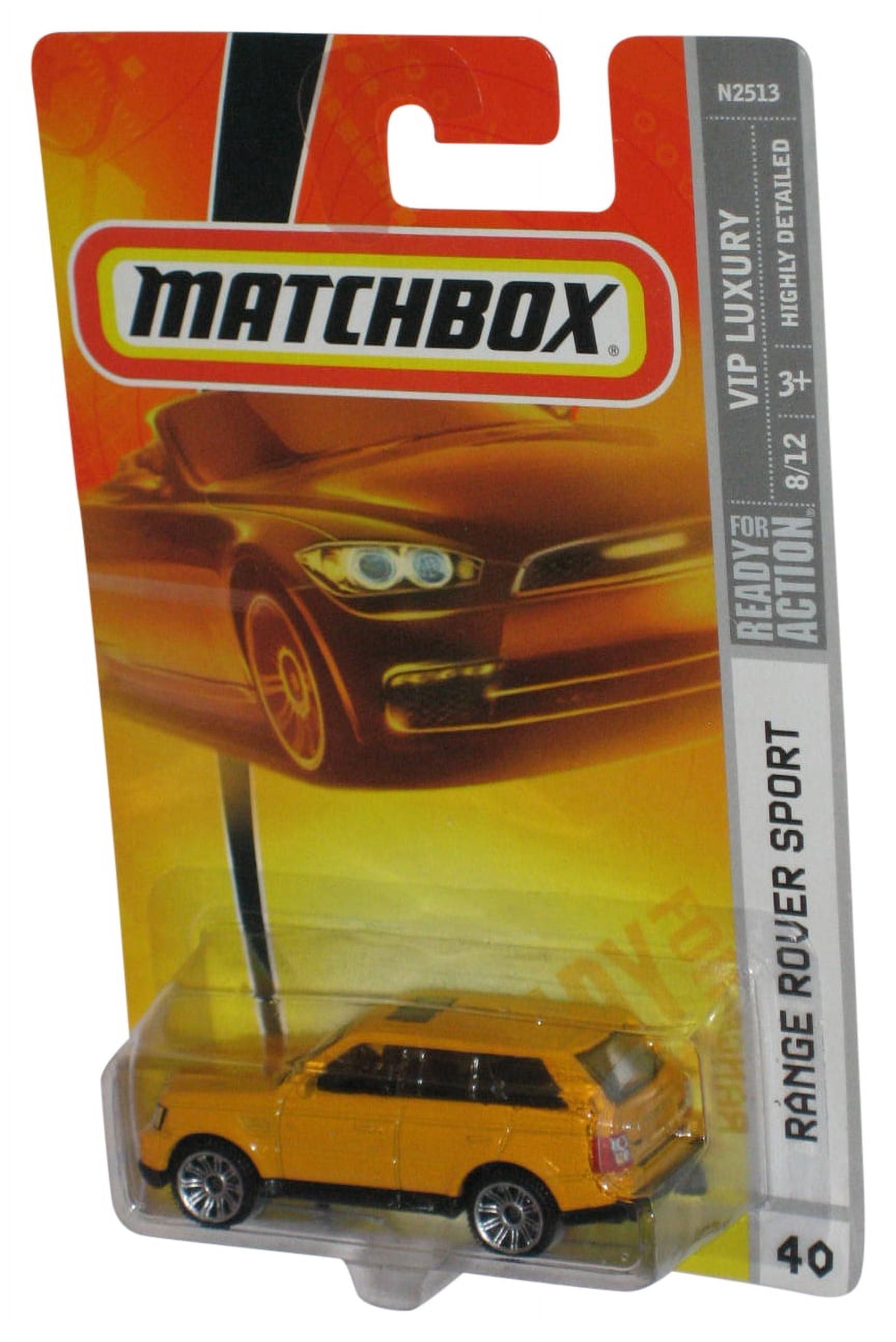 Matchbox VIP Luxury 8/12 (2007) Yellow Range Rover Sport Toy Car #40 ...