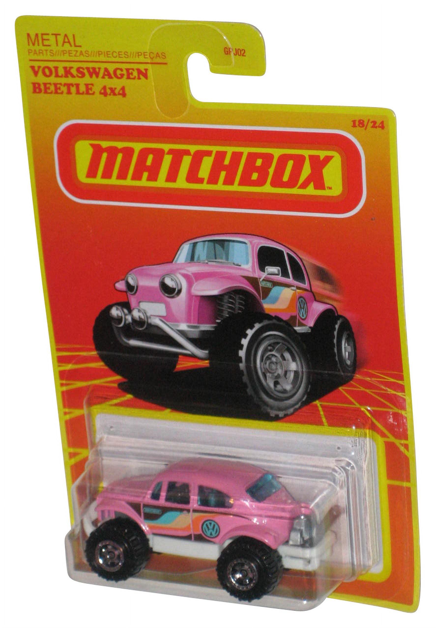 Matchbox Volkswagen Beetle 4x4 (2021) Pink Die-Cast Toy Car #18/24 ...