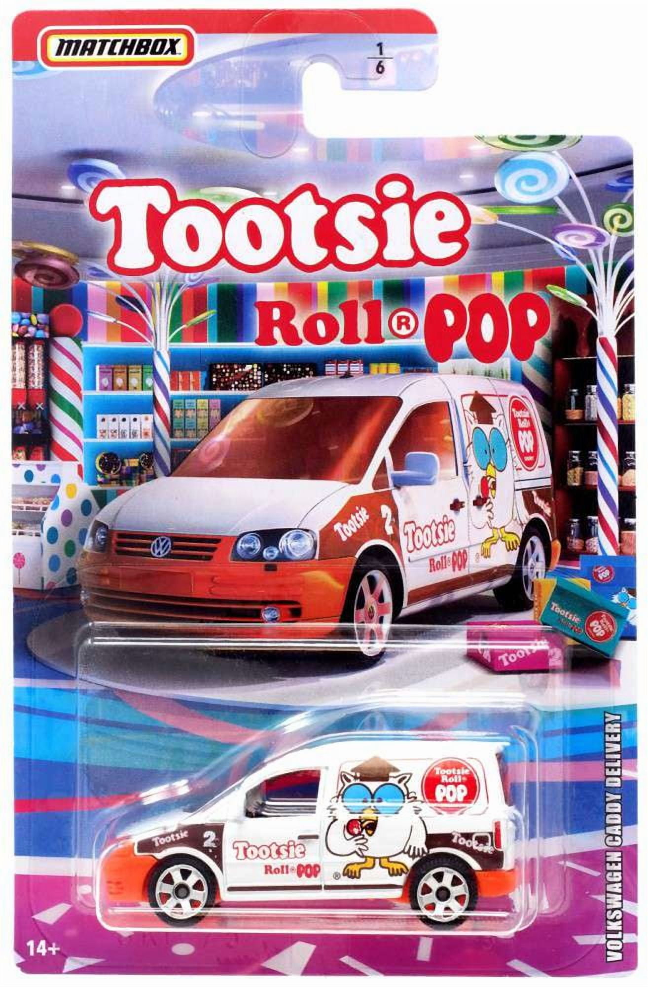 Matchbox Volkswagen Caddy Delivery Diecast Vehicle (Tootsie Roll Pop ...