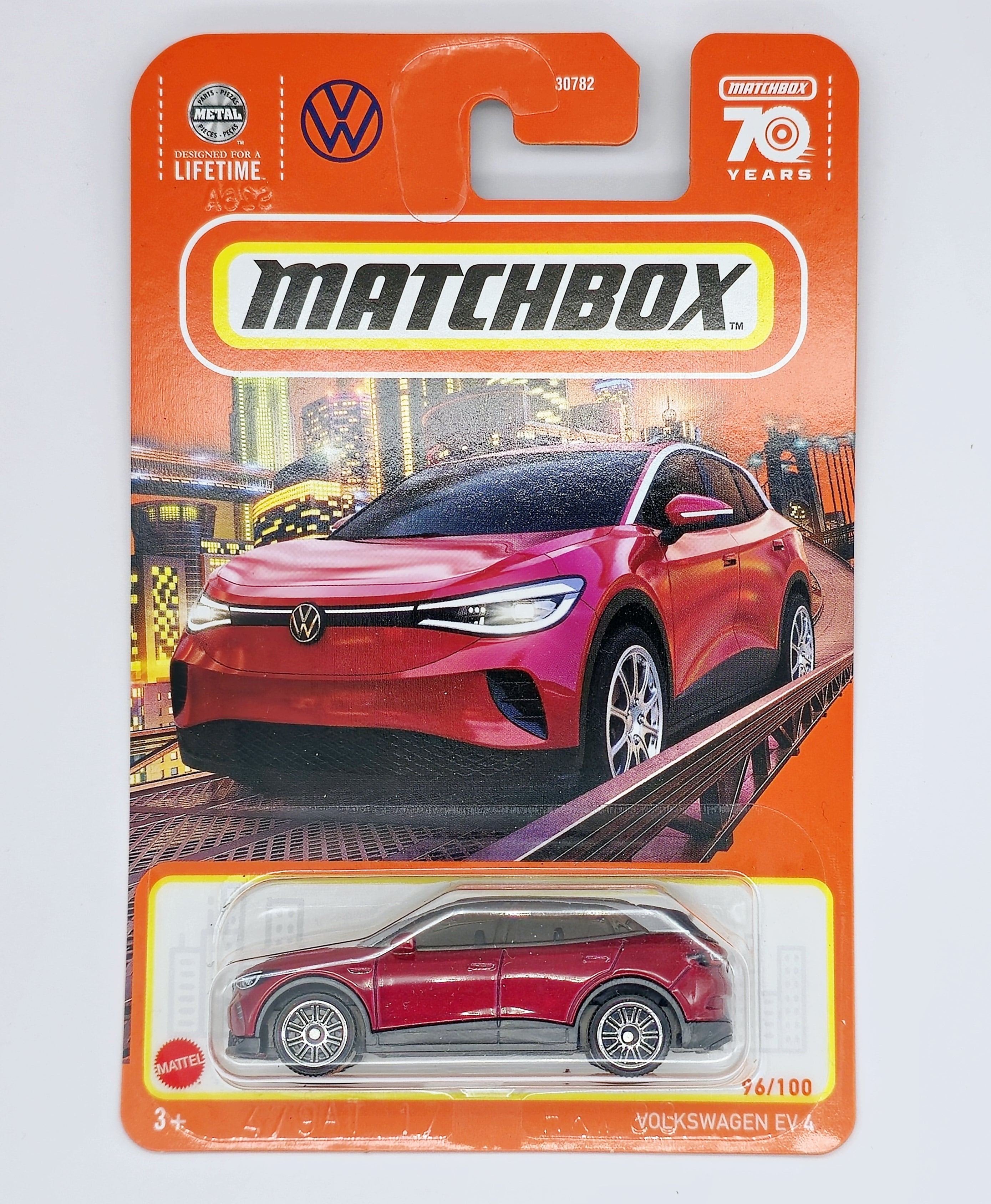 Matchbox Volkswagen EV 4 Red 2023 96/100 - Walmart.com