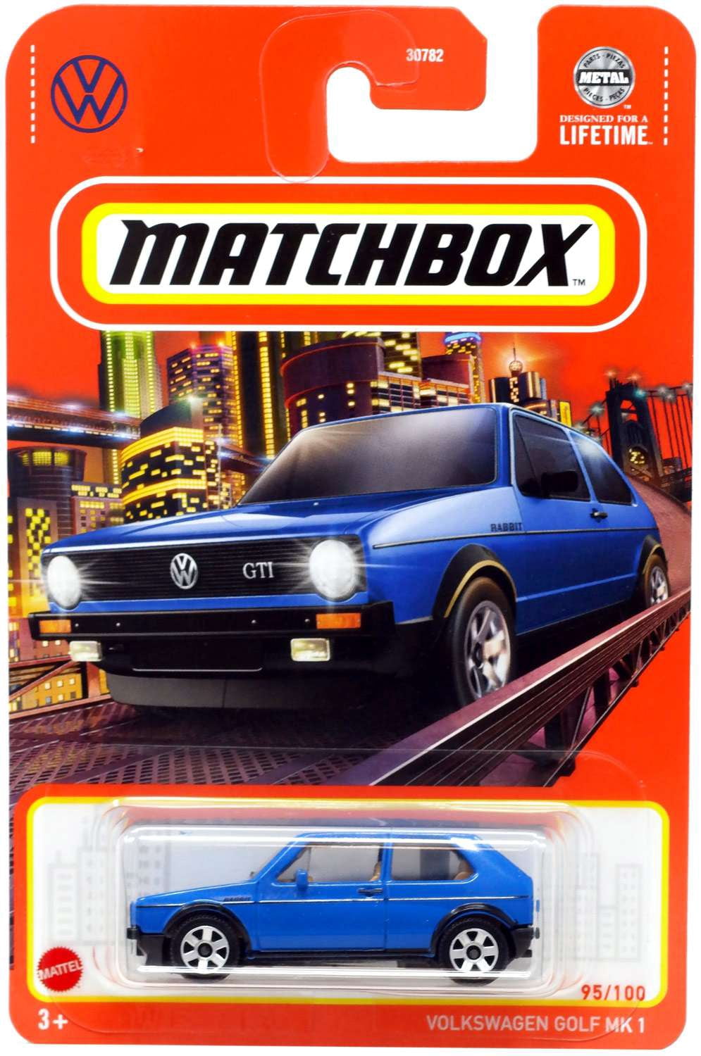 Matchbox Volkswagen Golf Mk1 Diecast Car (Blue) - Walmart.com