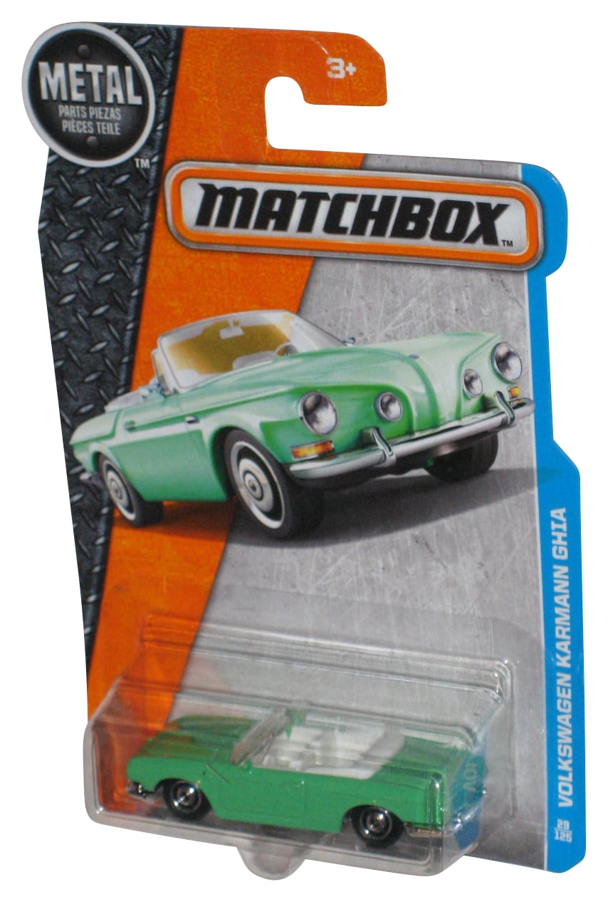 Matchbox Volkswagen Karmann Ghia (2016) Light Green Metal Toy Car 29/ ...