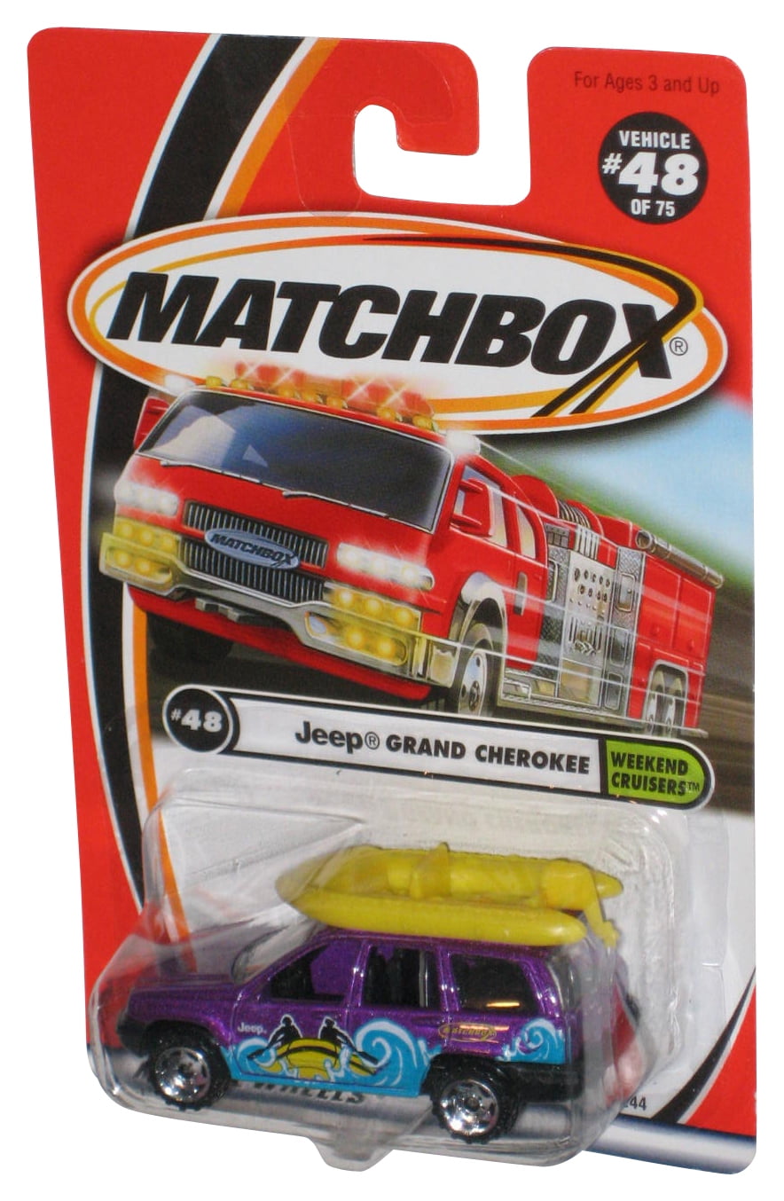 Matchbox Weekend Cruisers (2001) Purple Jeep Grand Cherokee Toy Car #48 ...
