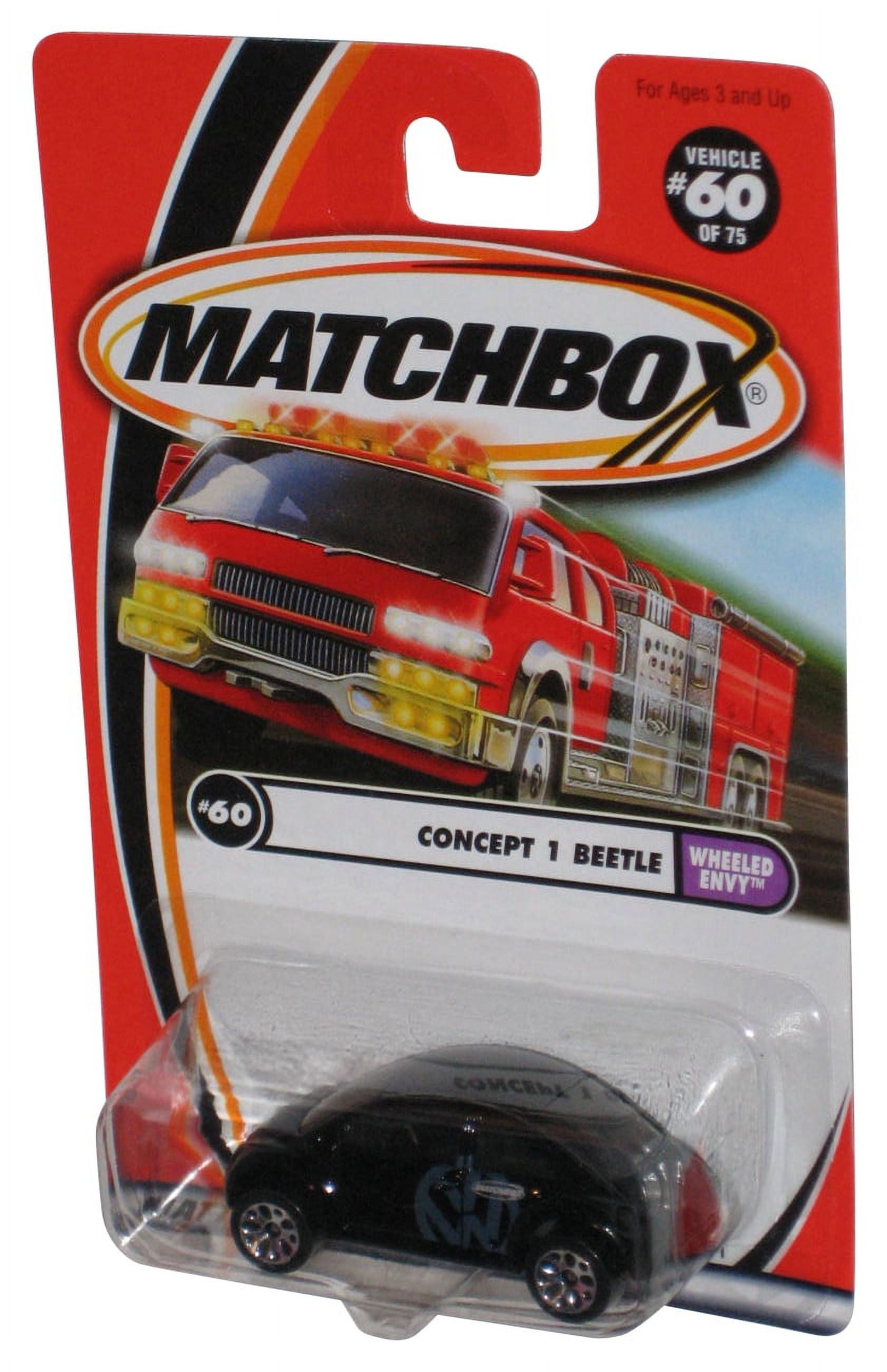 Matchbox Wheeled Envy (2000) Black Concept 1 Beetle Toy Car 60/75 ...