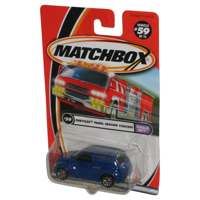 Matchbox Wheeled Envy (2000) Blue Chrysler Panel Cruiser Concept Toy ...
