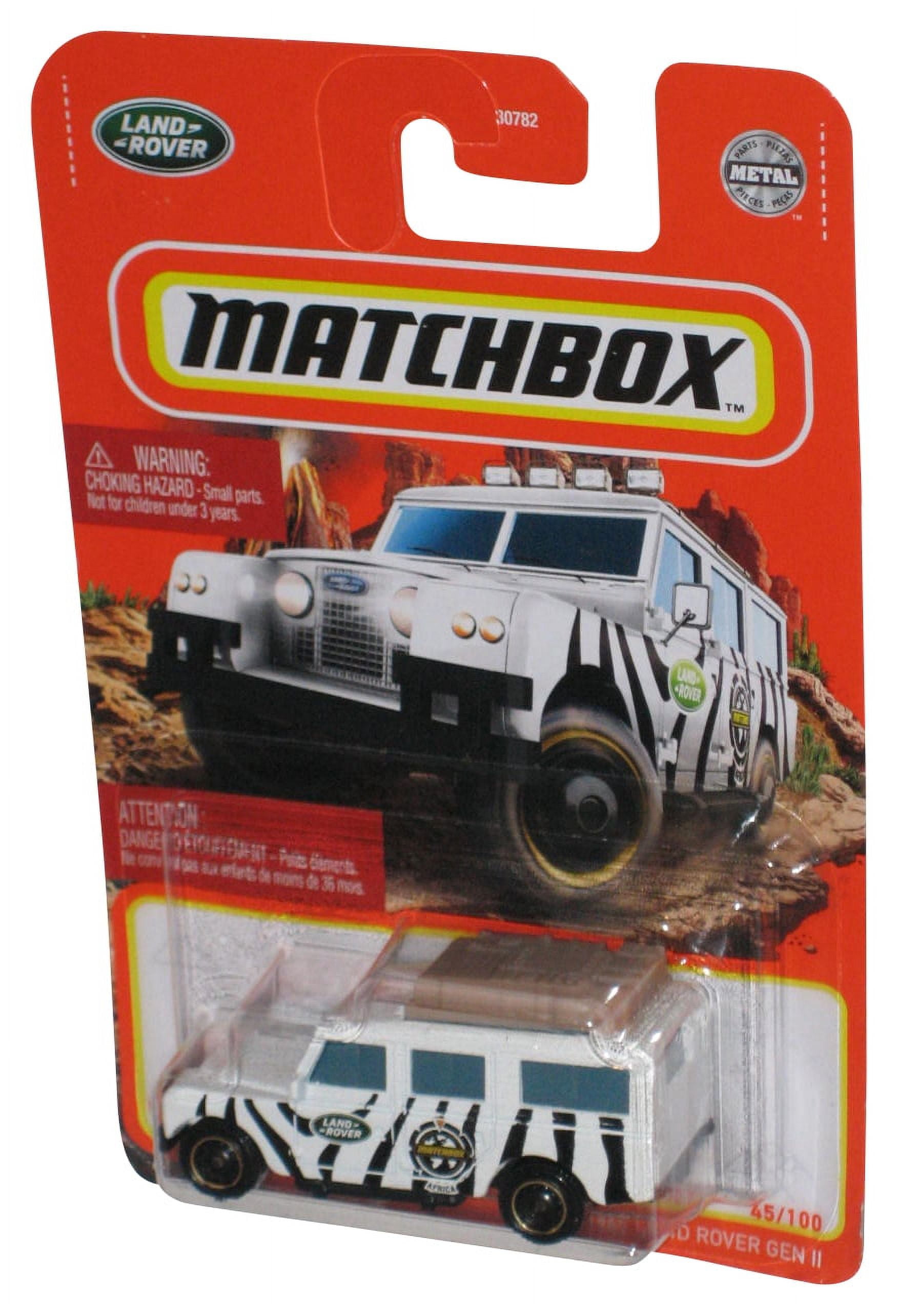 Matchbox White & Black Zebra Stripes (2021) 1965 Land Rover Gen II ...