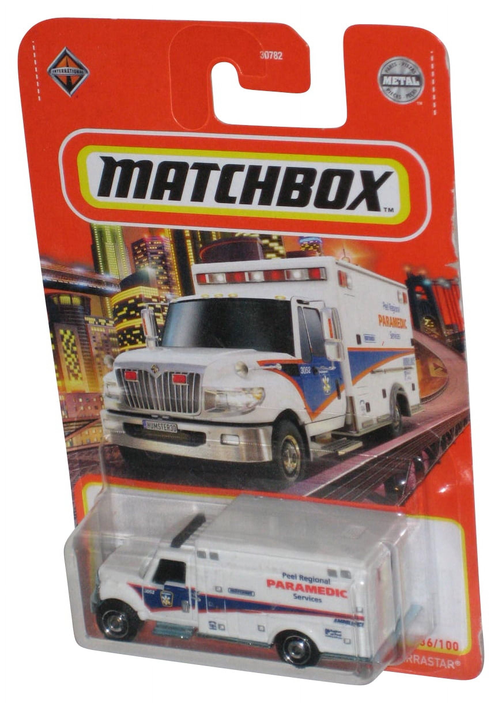 Matchbox White Paramedic International Terrastar (2021) Metal Toy Truck ...