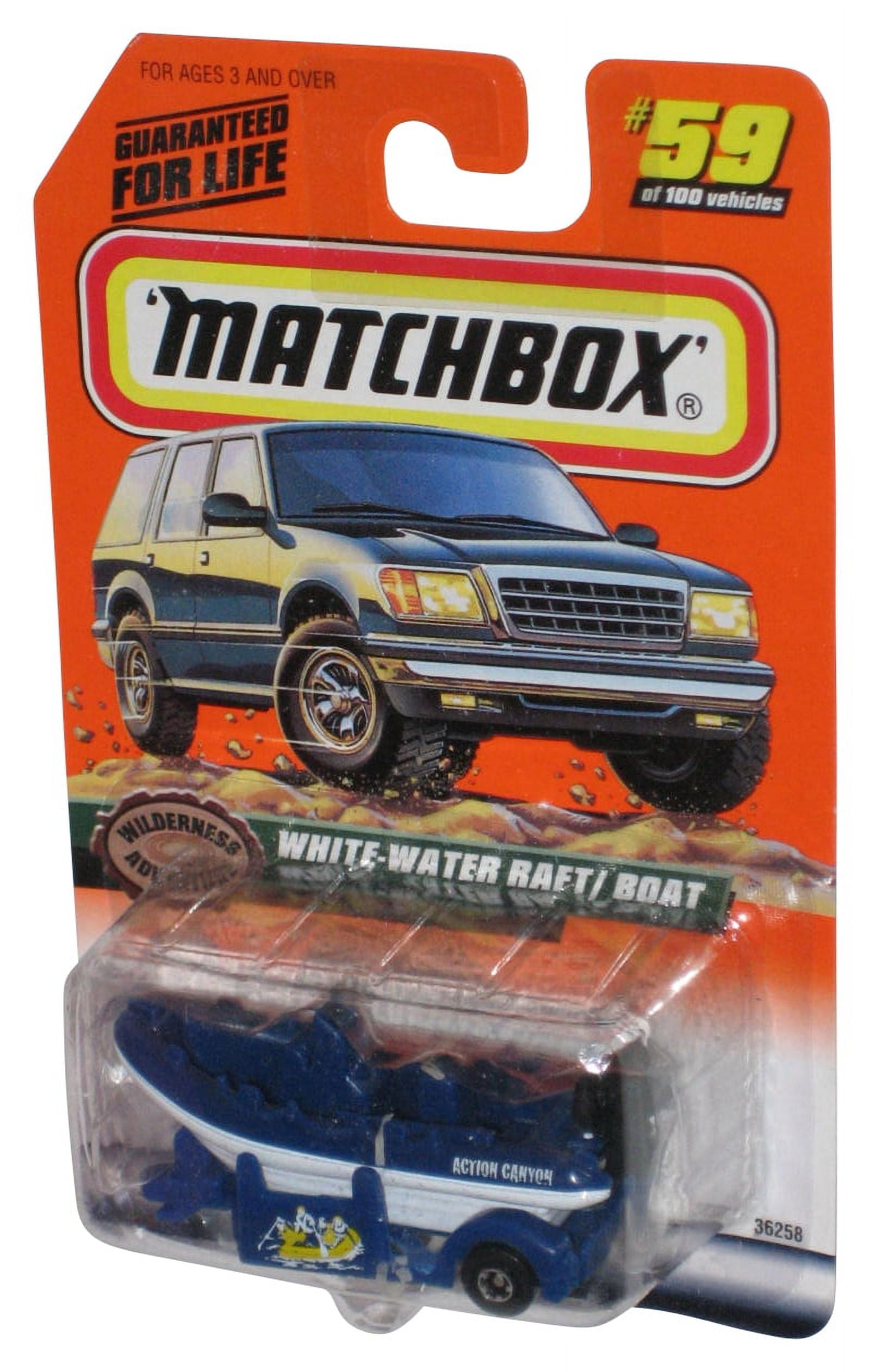 Matchbox Wilderness Adventures White-Water Raft Boat Toy #59/100 ...