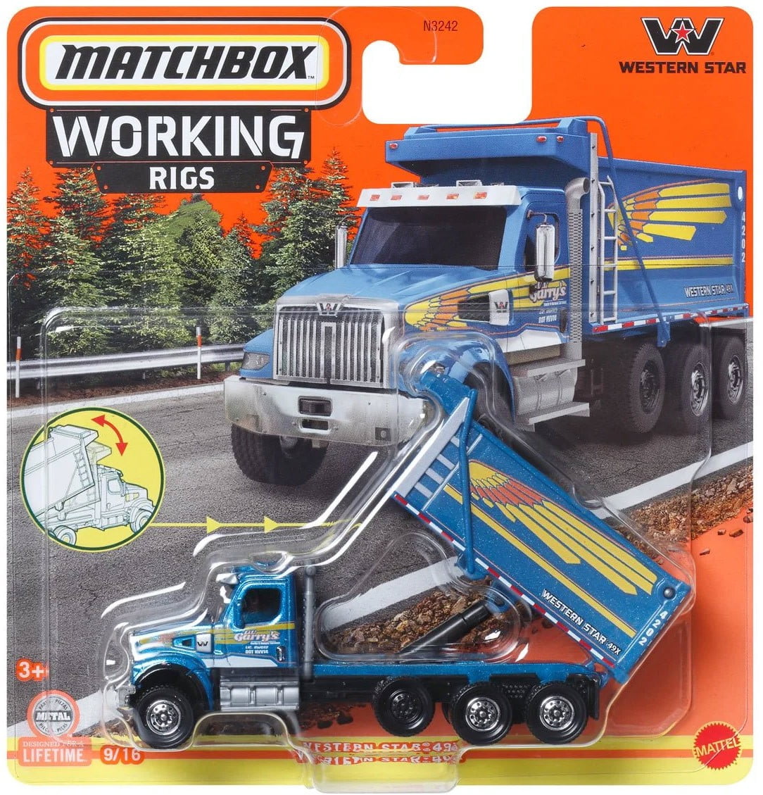 Matchbox Working Rigs Western Star 49X Diecast Vehicle - Walmart.com