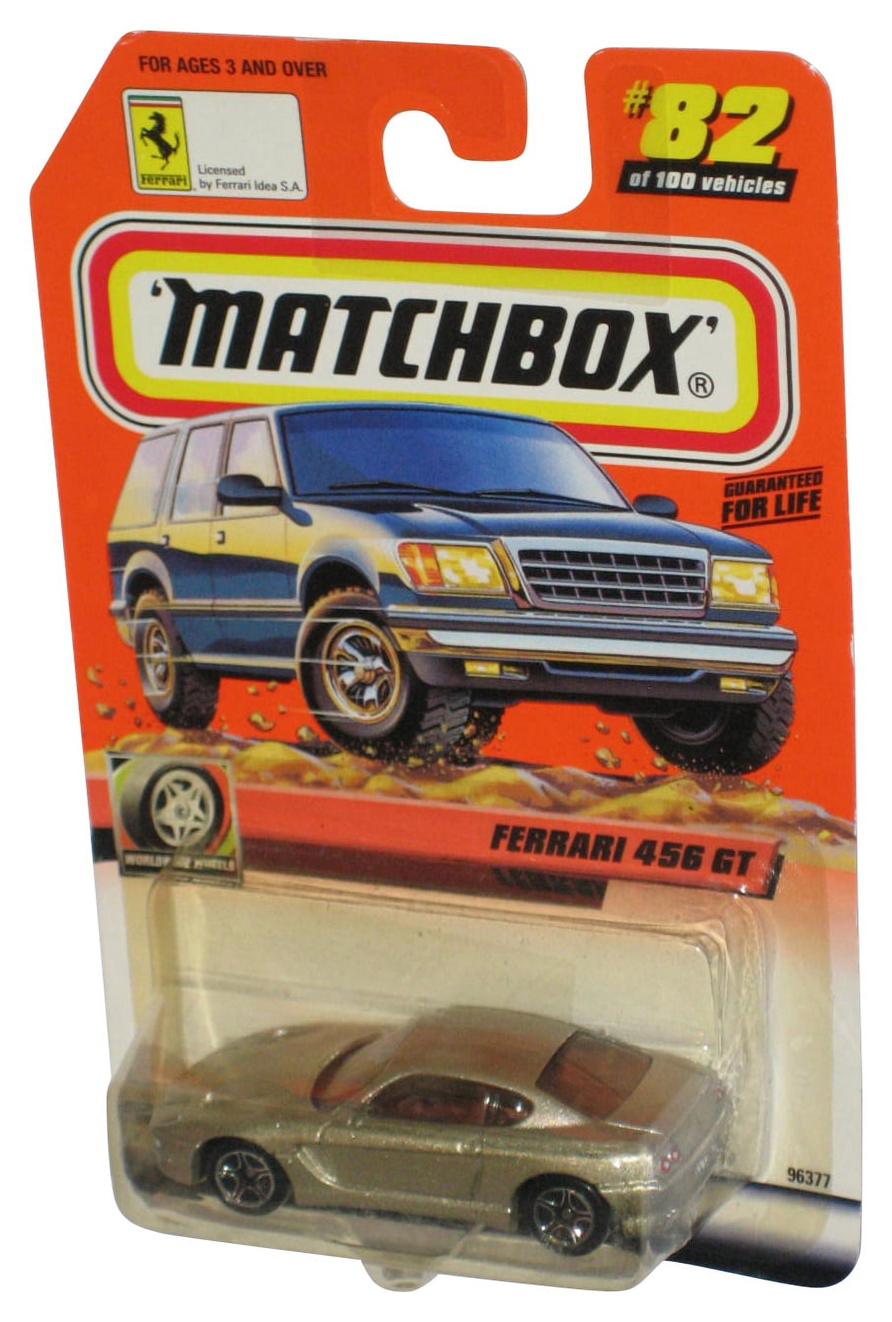 Matchbox Worldwide Wheels (1999) Silver Ferrari 456 GT Toy Car #82/100 ...
