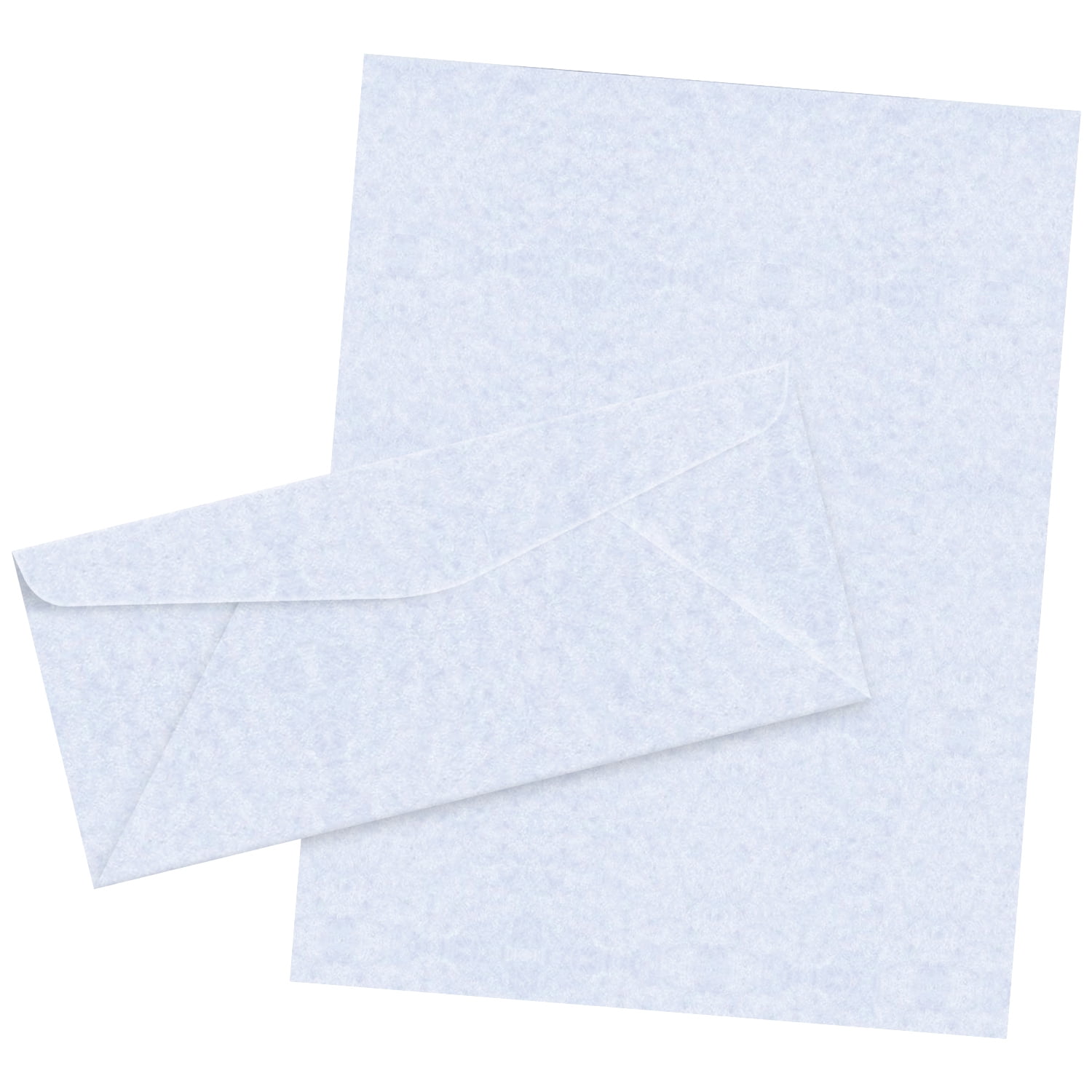 Matching 8.5 x 11” Paper & #10 Envelopes, Imitation Bluestone Parchment ...
