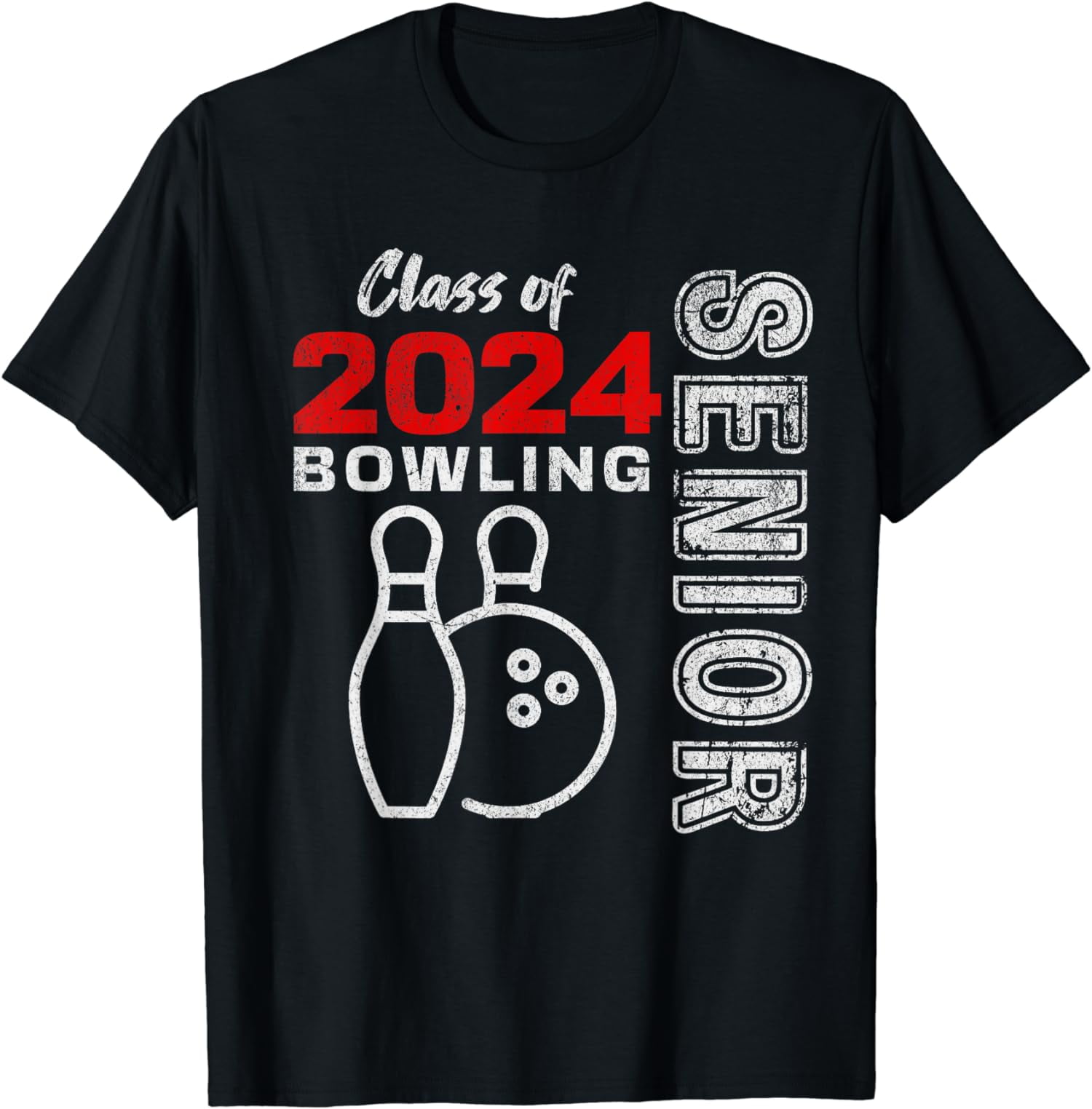 Matching Bowling Senior Class of 2024 Graduation 2024 T-Shirt - Walmart.com