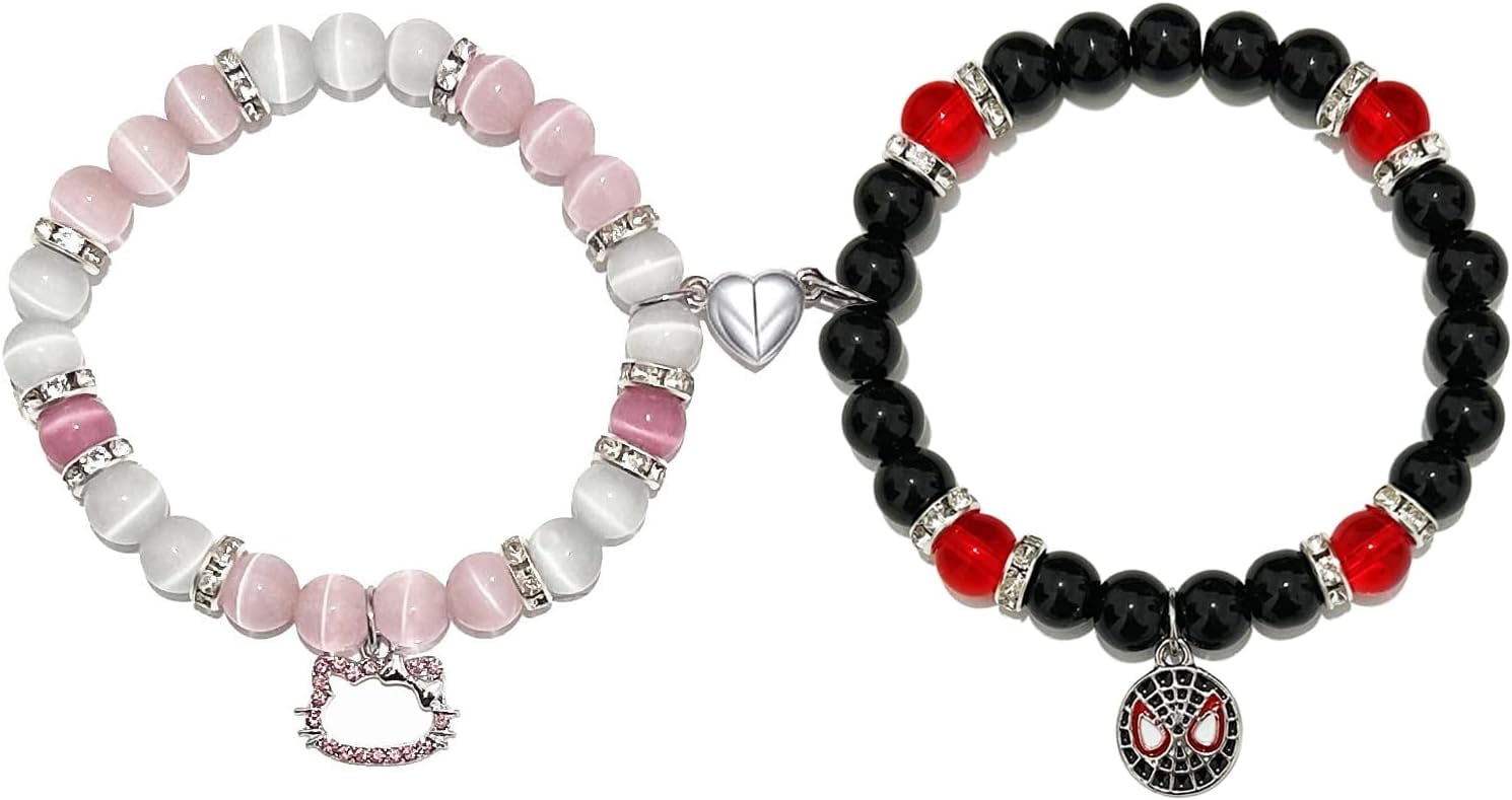 Matching Bracelets ( | | &| Spider&Kitty| Luffy&Zoro| Cropse Bride ...