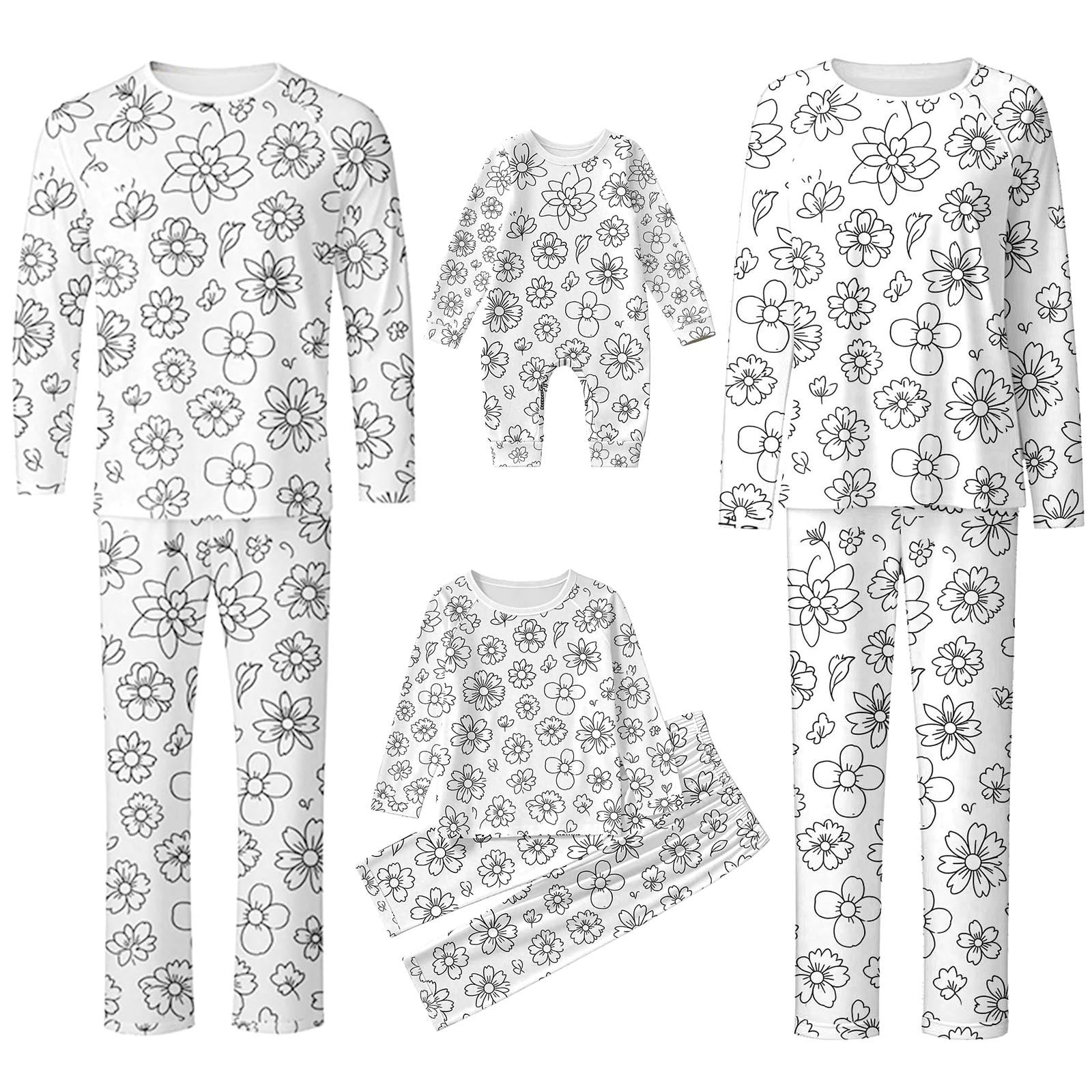 Matching Christmas Pajamas Family Family Diy Hand Painted Pajamas Set ...